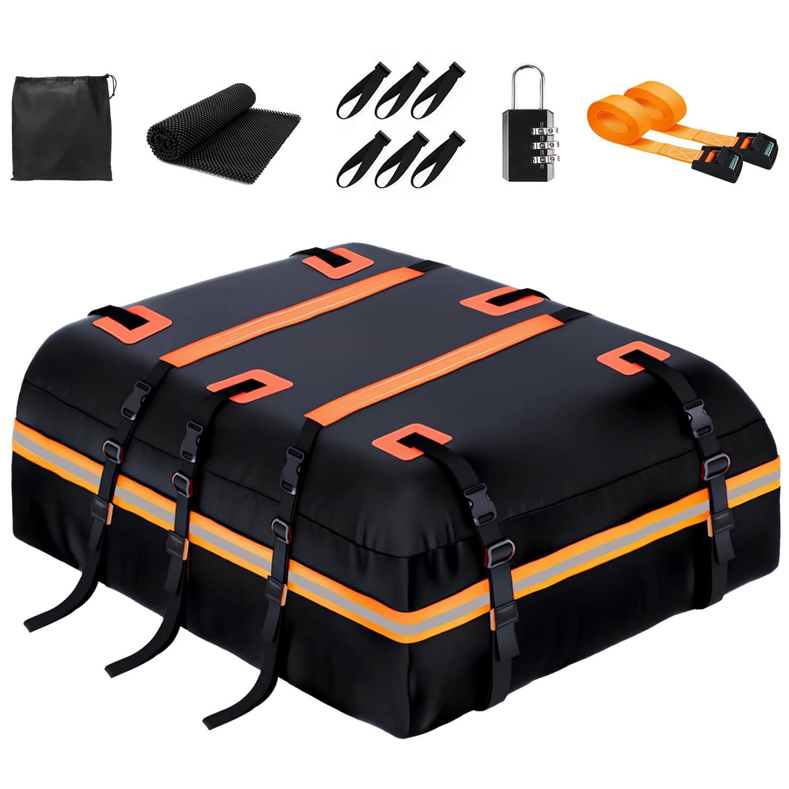 NICHOLAS KLEIN Car Rooftop Cargo Carrier Bag Waterproof 20 Cubic Feet ...