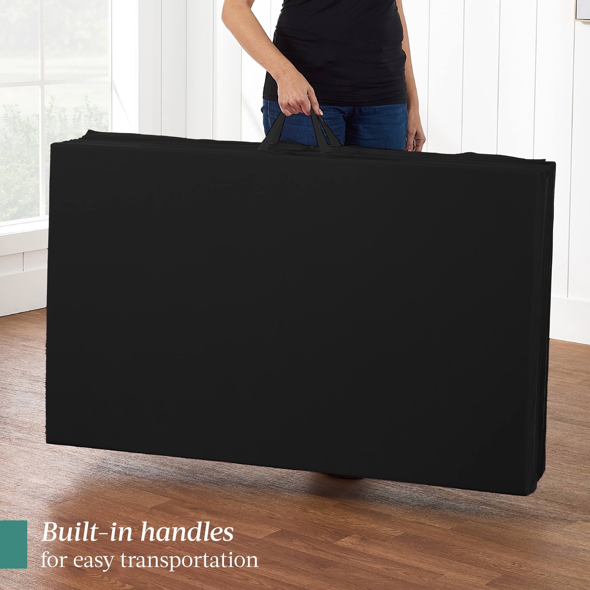 Best Choice Products 10ftx4ftx2in Folding Gym Mat 4 Panel w/ Carrying ...
