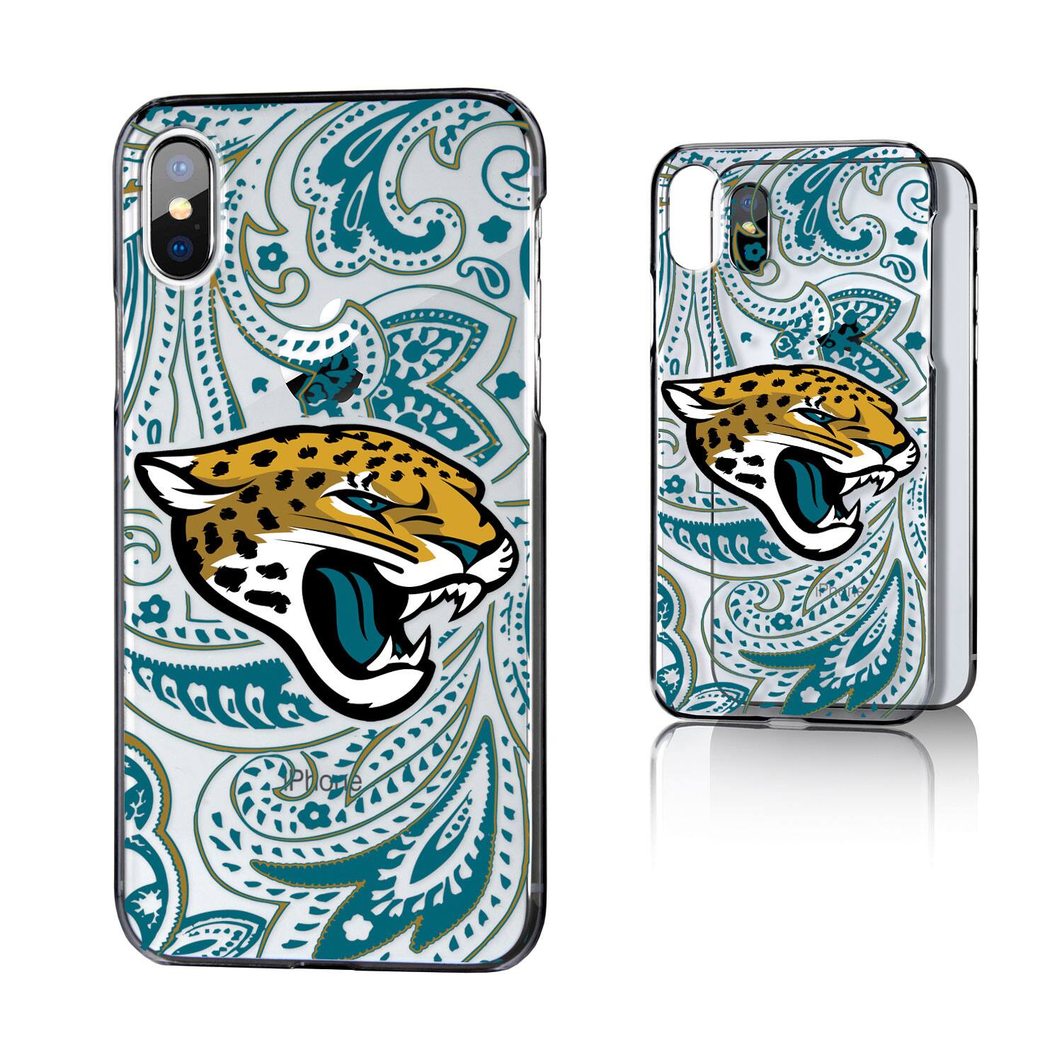 Keyscaper NFL Jacksonville Jaguars iPhone Clear Paisley Design Case 16 ...