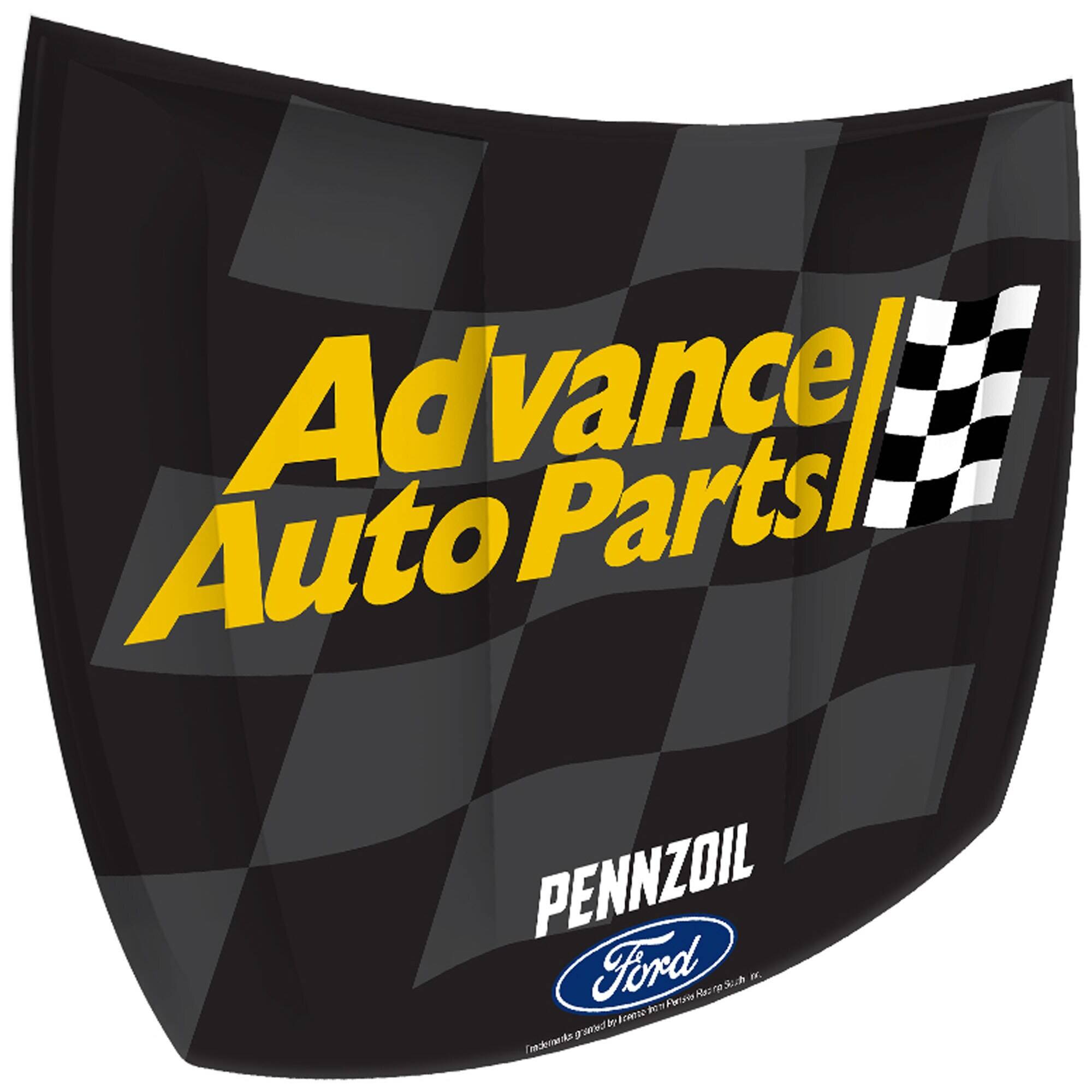 The Fan Brand Ryan Blaney 58" x 43" Car Hood Wall Sign Multicolor ...