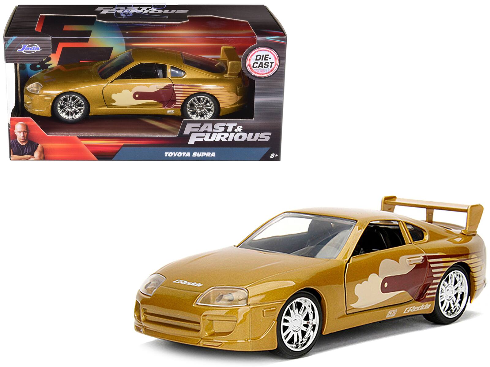 Slap Jack's Toyota Supra "Fast & Furious" Movie 1/32 Diecast Model Car ...