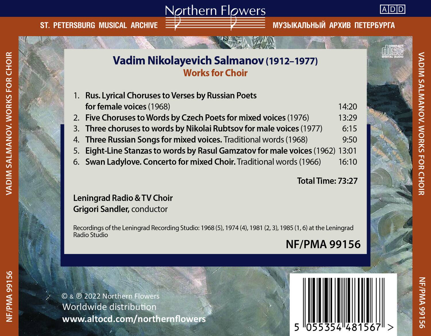 Leningrad Radio Salmanov: Works for choir COMPACT DISCS [CD] - Best Buy