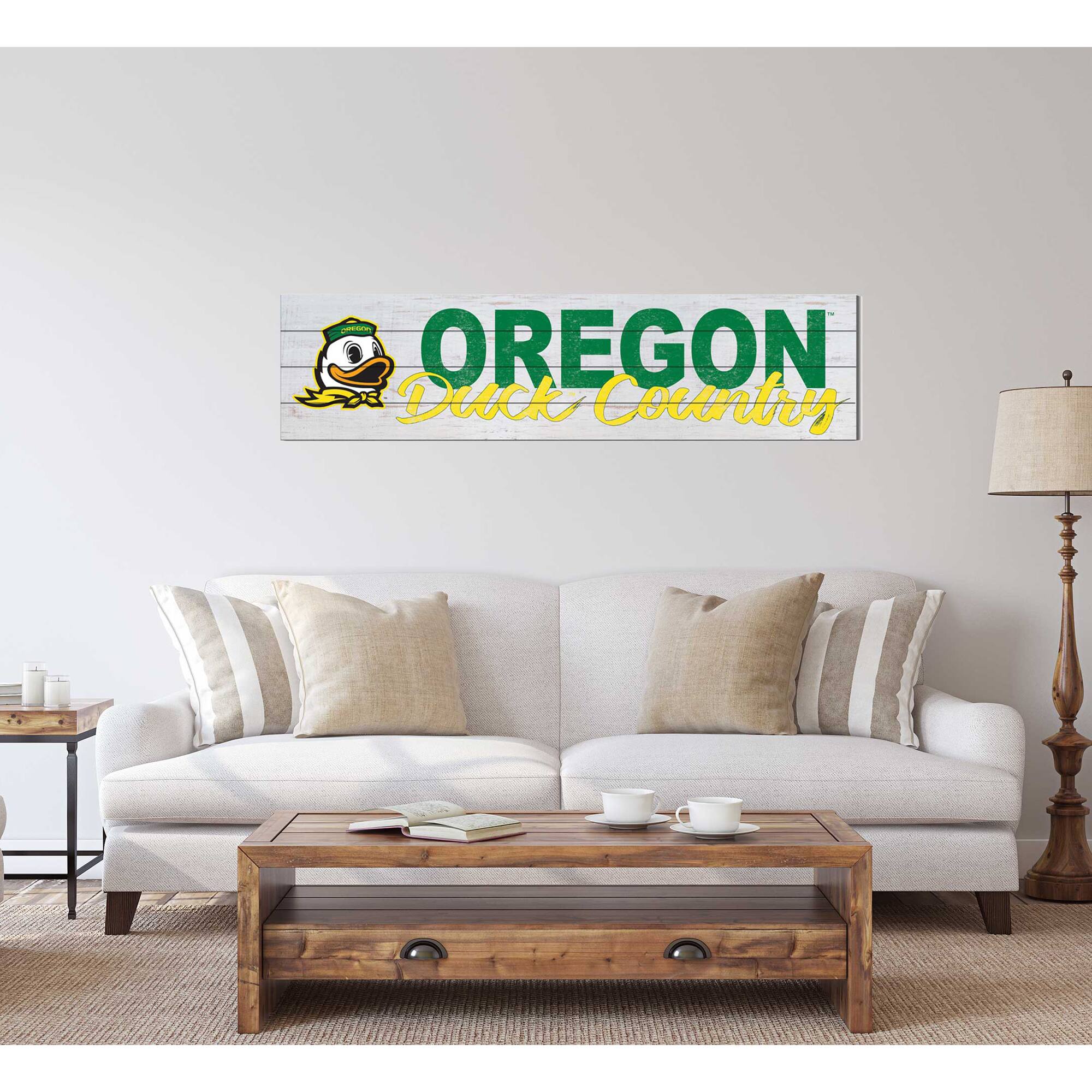 Jardine Oregon Ducks 40'' x 10'' Logo Sign White 4939728 - Best Buy