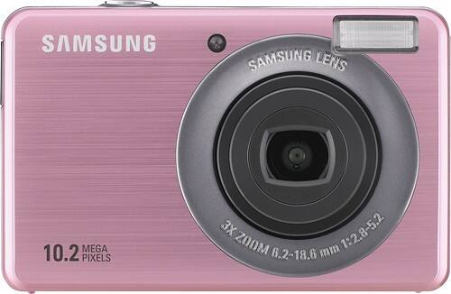 Best Buy: Samsung Refurbished 10.2-Megapixel Digital Camera Pink SL202