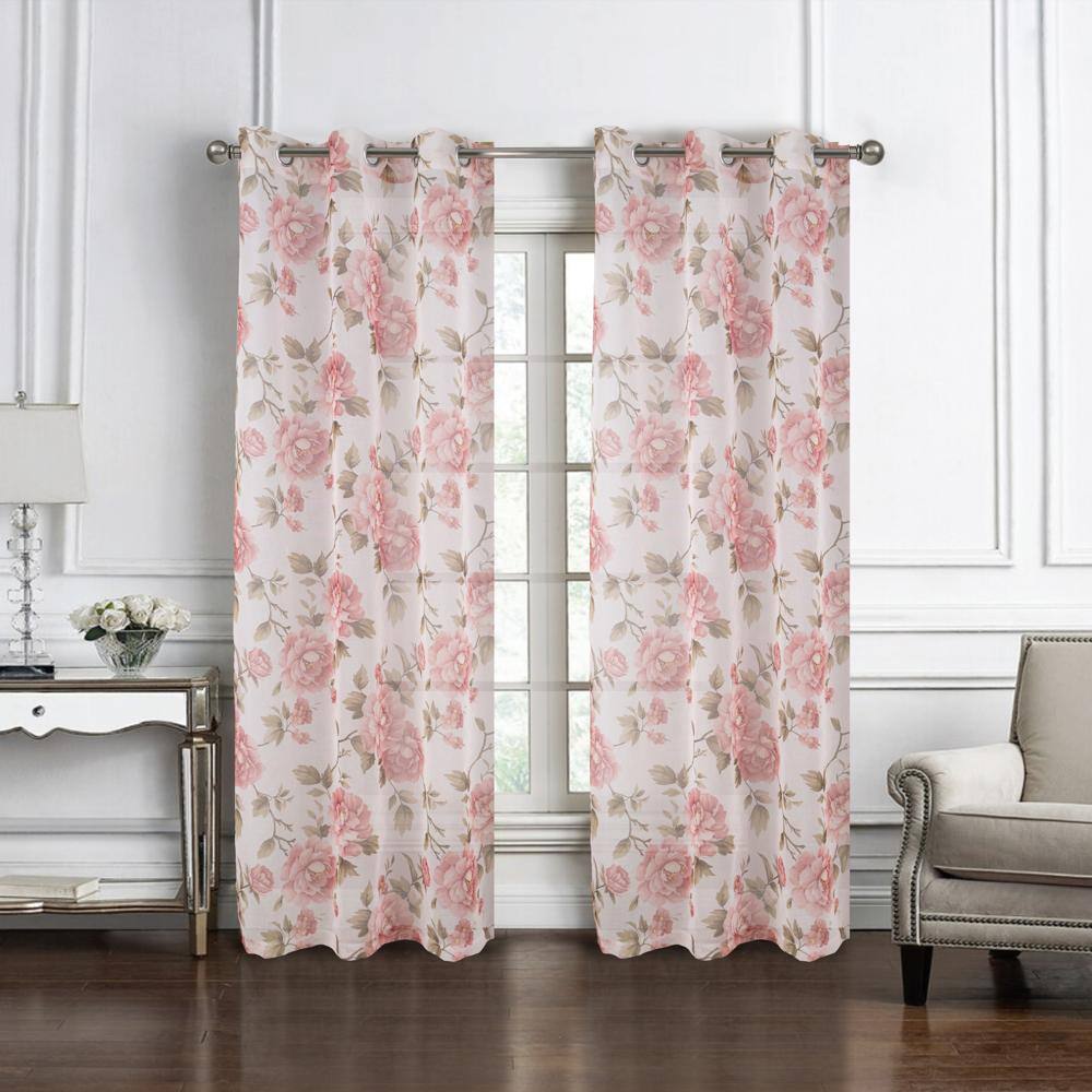 RT Designers Collection Ellie Doily Grommet Light Filtering Window ...