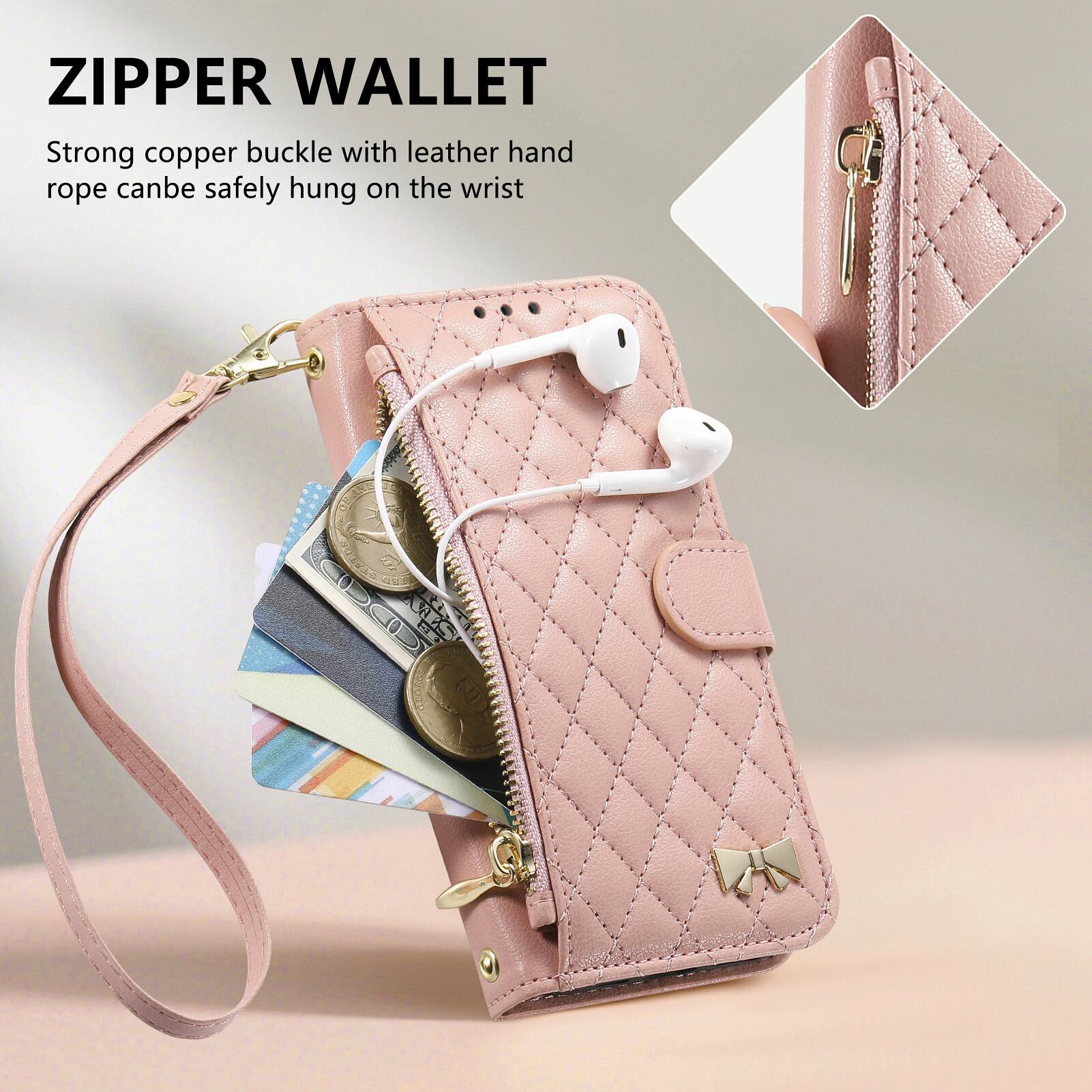 Dteck Zipper Wallet Case for Samsung Galaxy S26 Ultra,PU Leather Flip ...