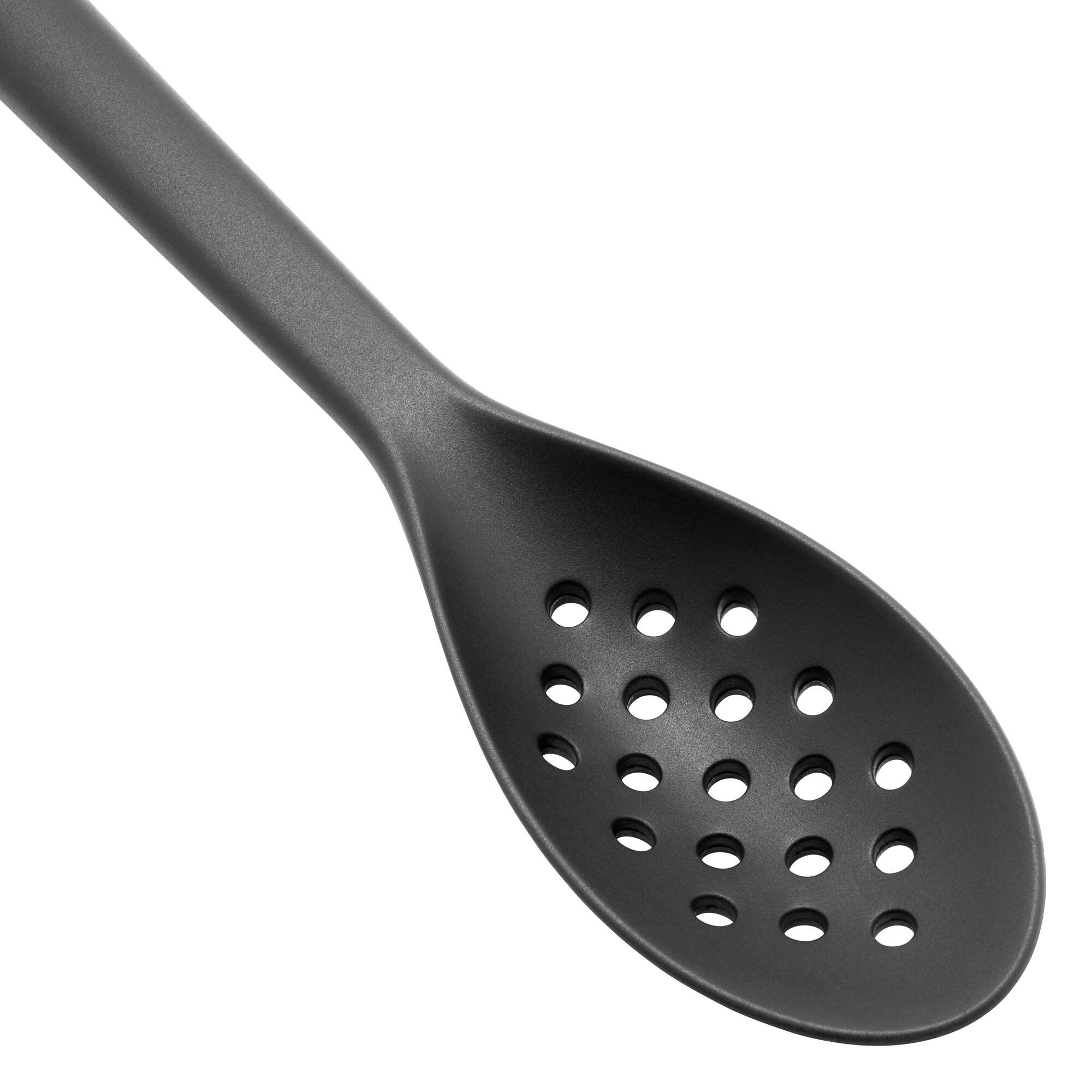 Henckels Silicone Onyx Cooking Utensil, Skimming Spoon Black 1029731 ...