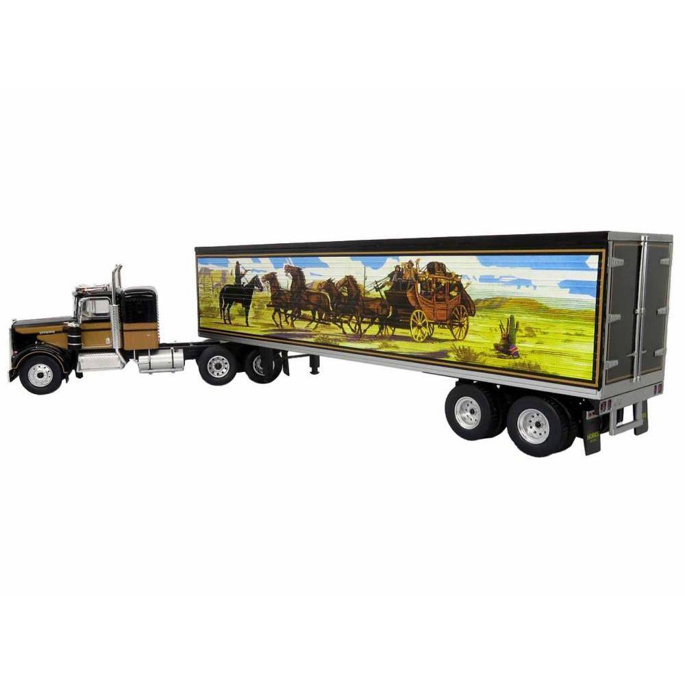 Iconic Replicas 1974 Kenworth W900A Tractor with Refrigerated Trailer ...