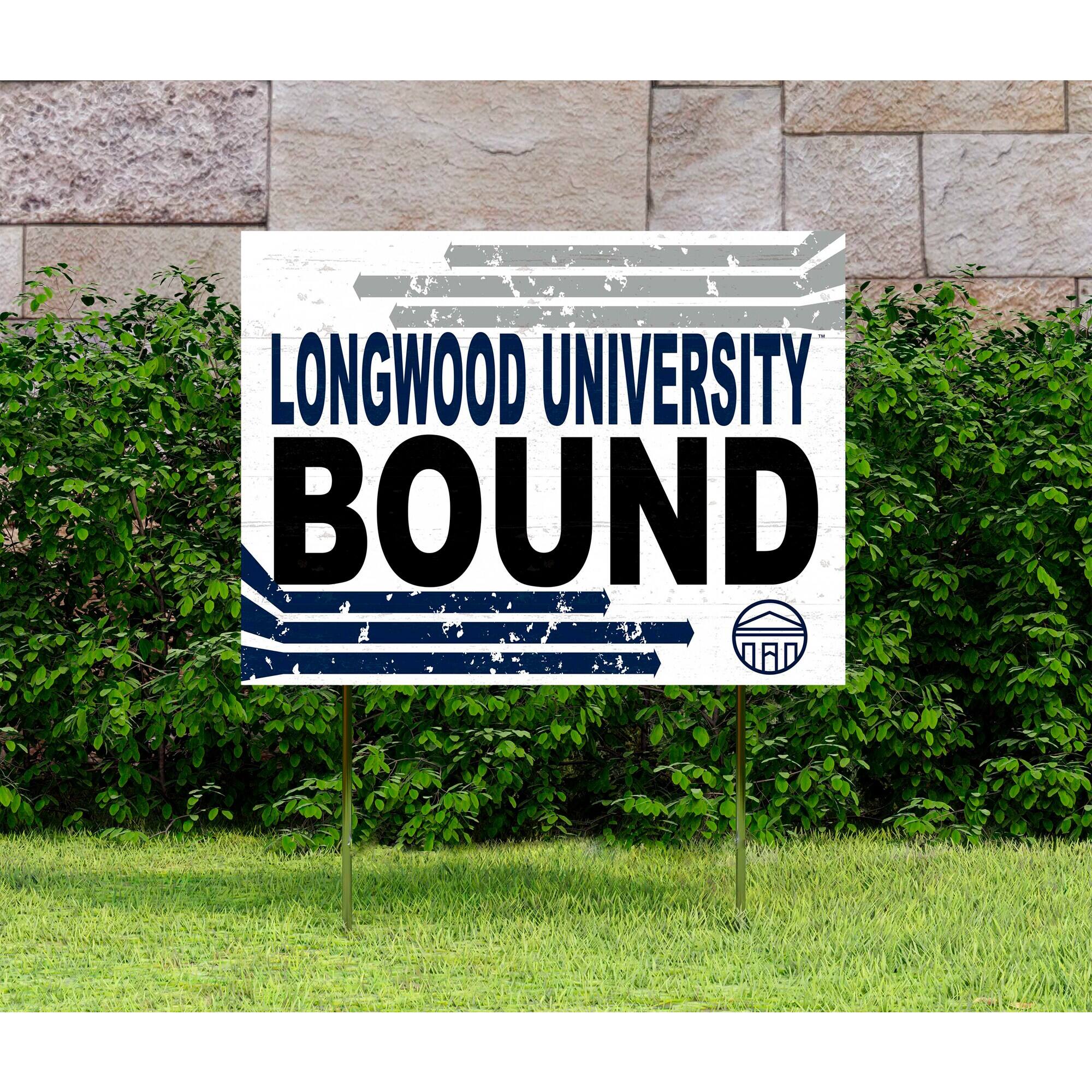 Jardine Longwood Lancers 18" x 24" Bound Yard Sign White 200047484 ...
