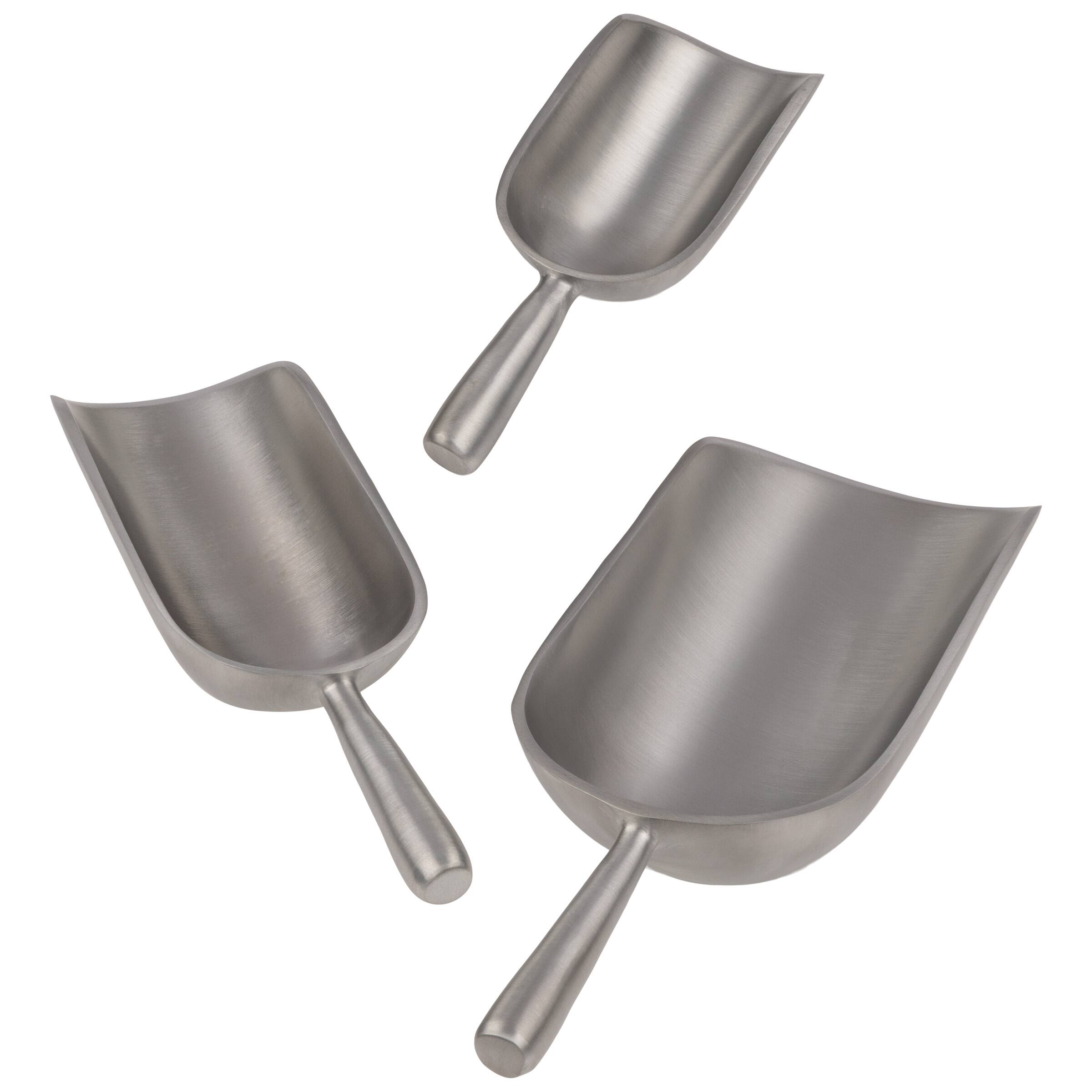 Kings County Tools 3 Piece Metal Ice Scoop Set Silver GW56A02-09 - Best Buy