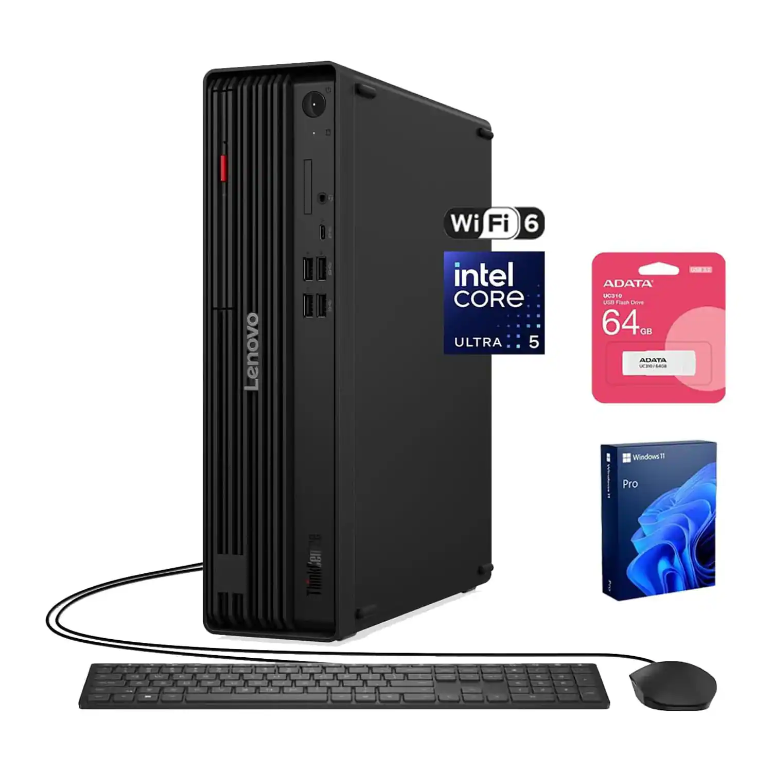 Lenovo ThinkCentre M70s Desktop Intel Core Ultra 5 225 with 64GB DDR5 ...