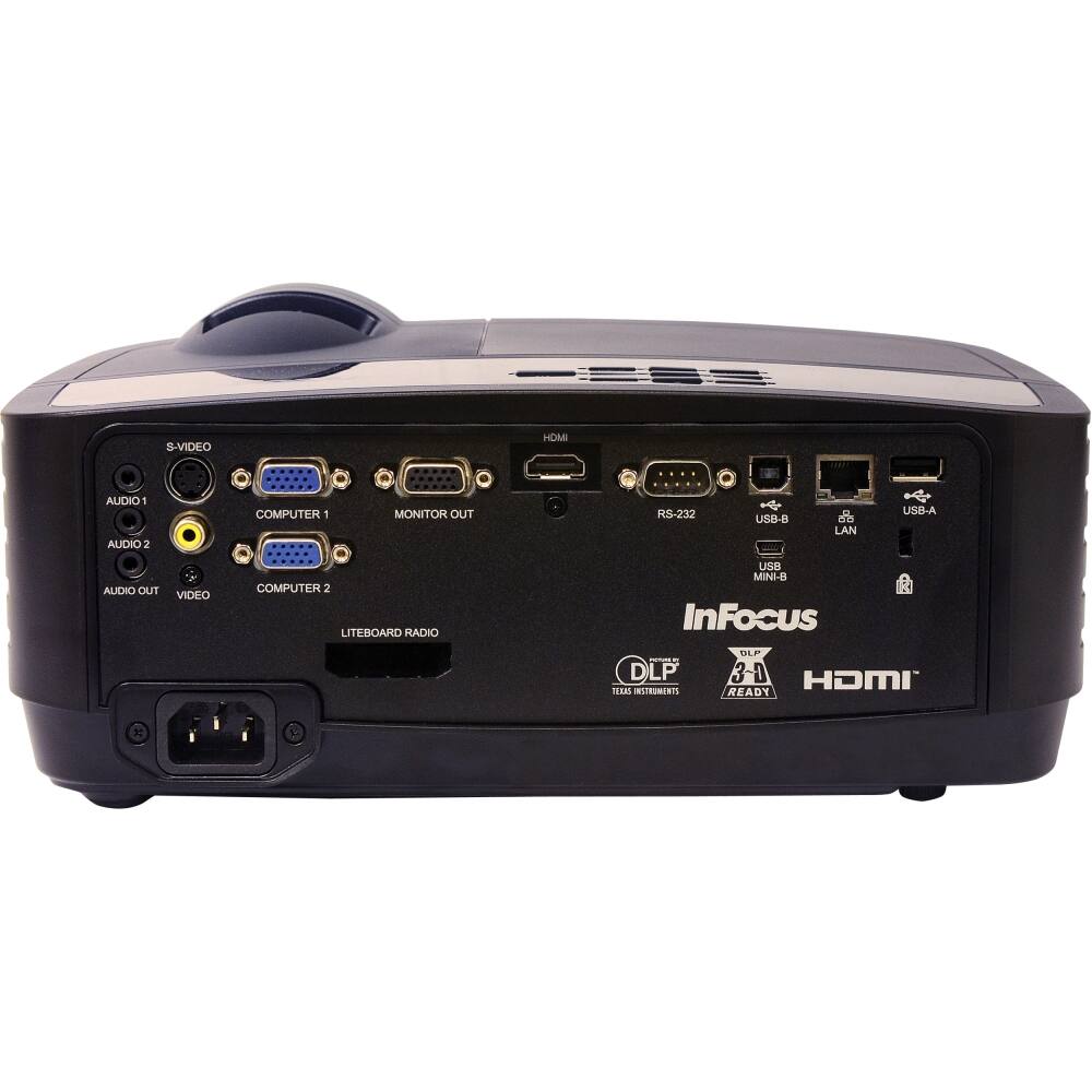 Best Buy: InFocus 1080p DLP Projector Black IN2128HDA