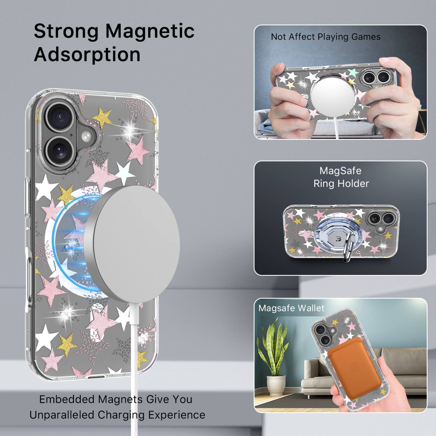 Mybat Pro Mood Series MagSafe Case (with Diamonds) for Apple iPhone 17 ...