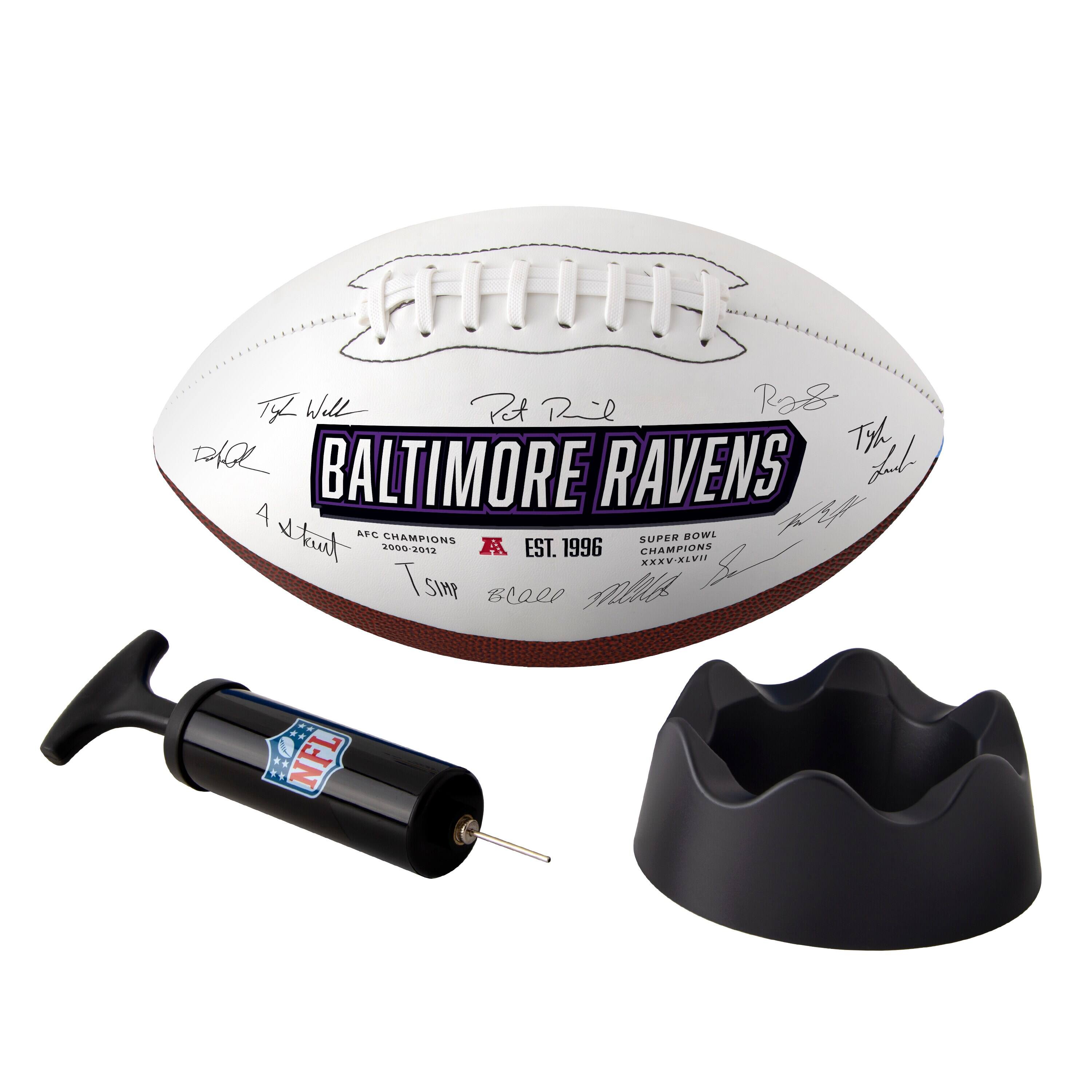 Logo Brands Baltimore Ravens Signature Football Black 202165018 - Best Buy