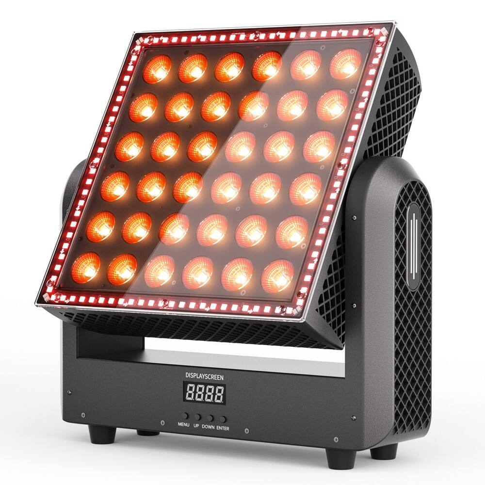 UKing RGBW LED Stage Light 250W 96 RGB LEDs Strobe Light DMX RDM Party ...
