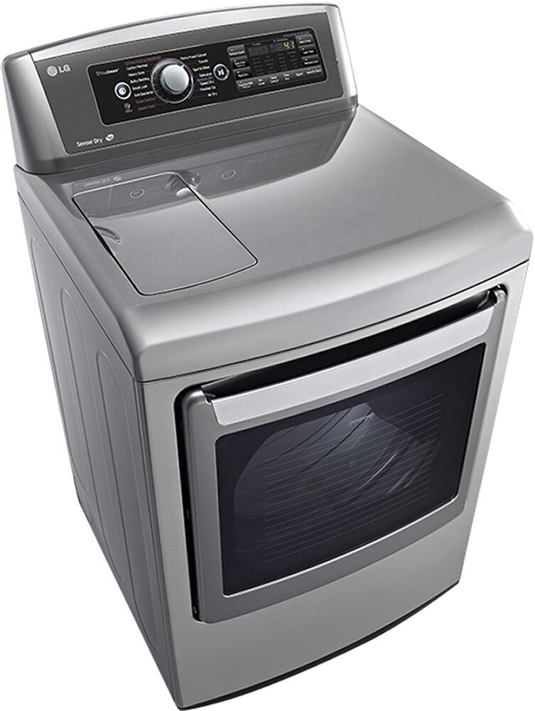 Best Buy: LG 7.3 Cu. Ft. 14-Cycle Steam Electric Dryer Graphite steel ...