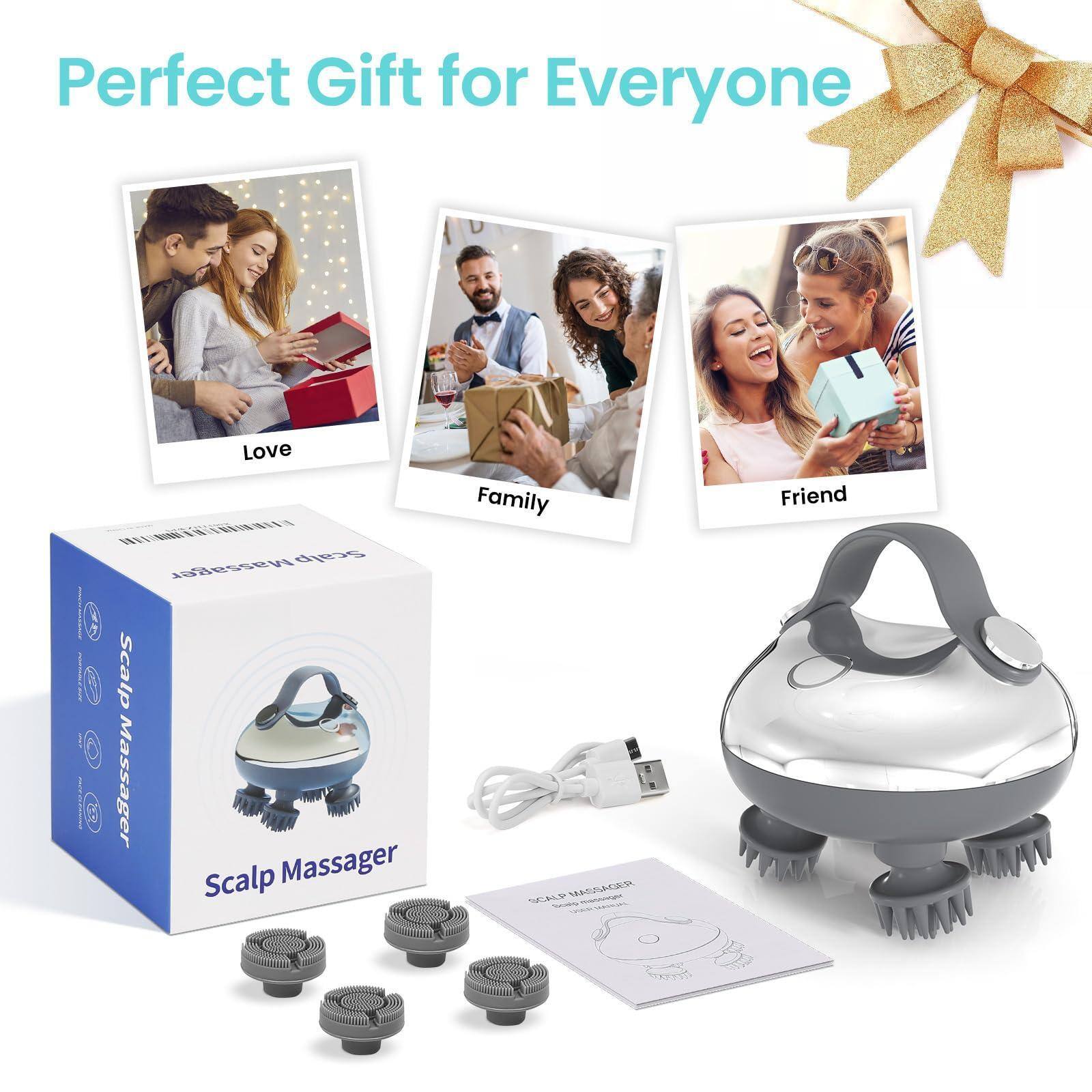 The Best Inks Portable Electric Scalp Rechargeable IPX7 Waterproof ...