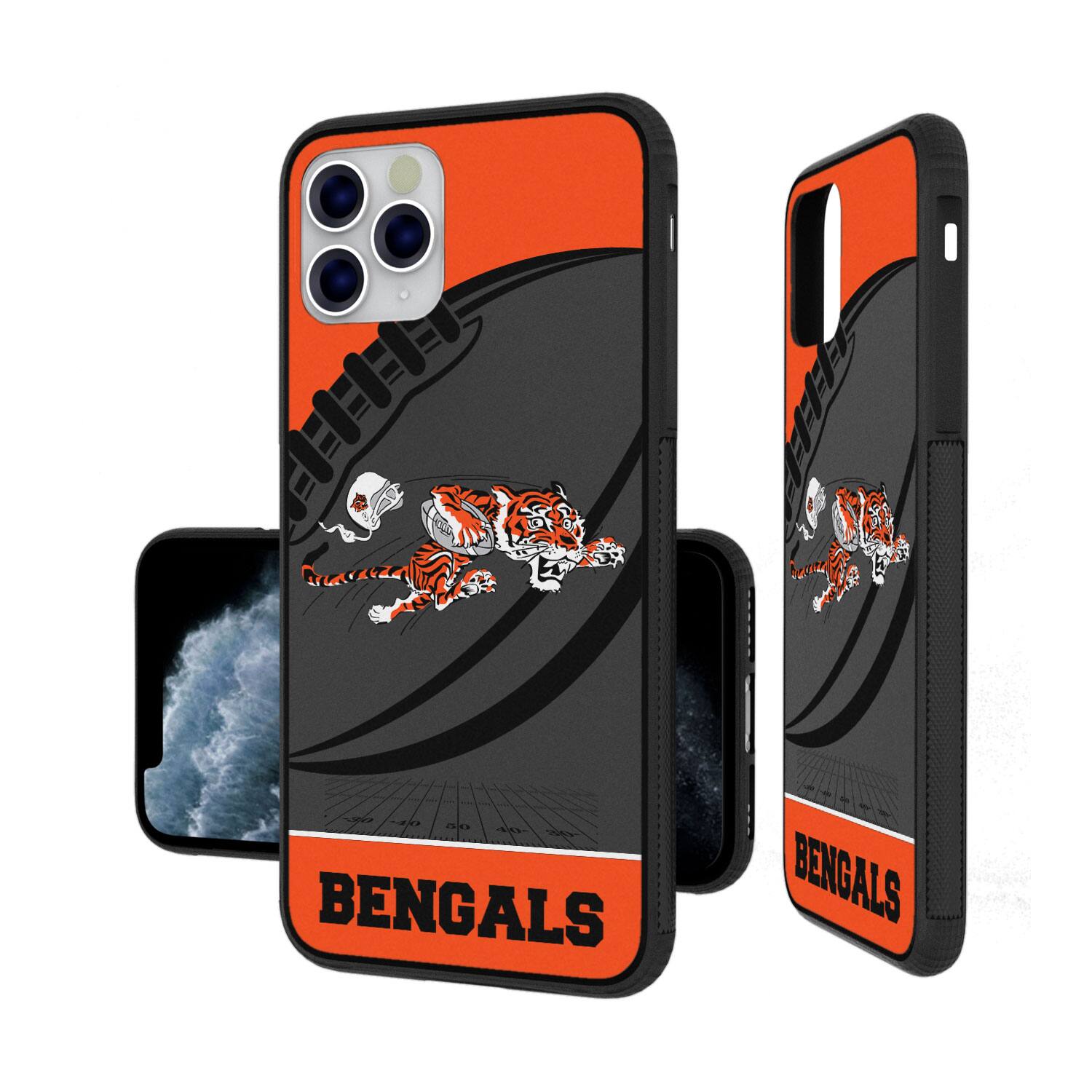 Keyscaper NFL Cincinnati Bengals iPhone Pastime Design Bump Case 15 Pro ...