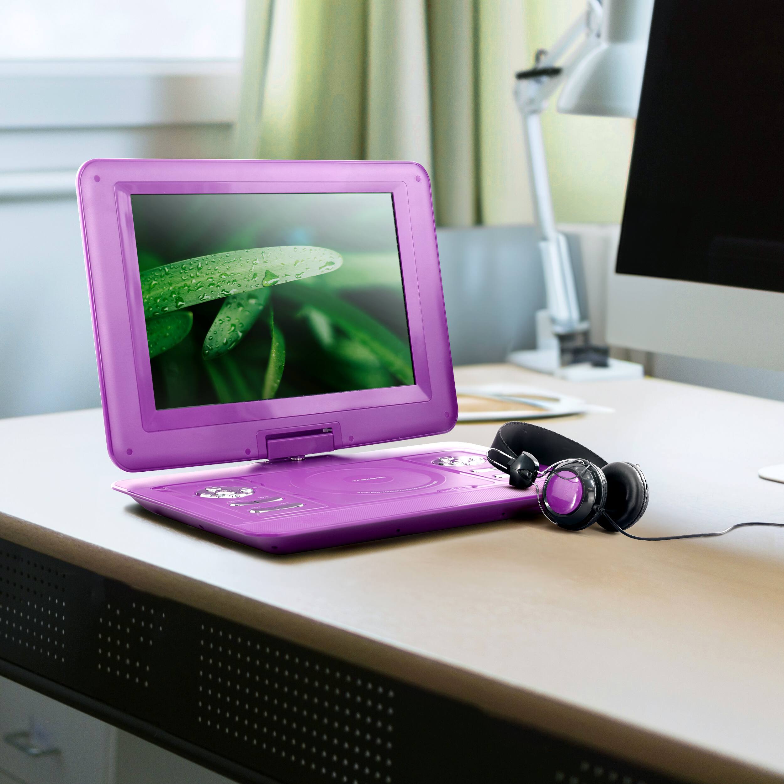 Trexonic Refurbished Excellent 15.4 Inch Portable TV DVD Player with ...