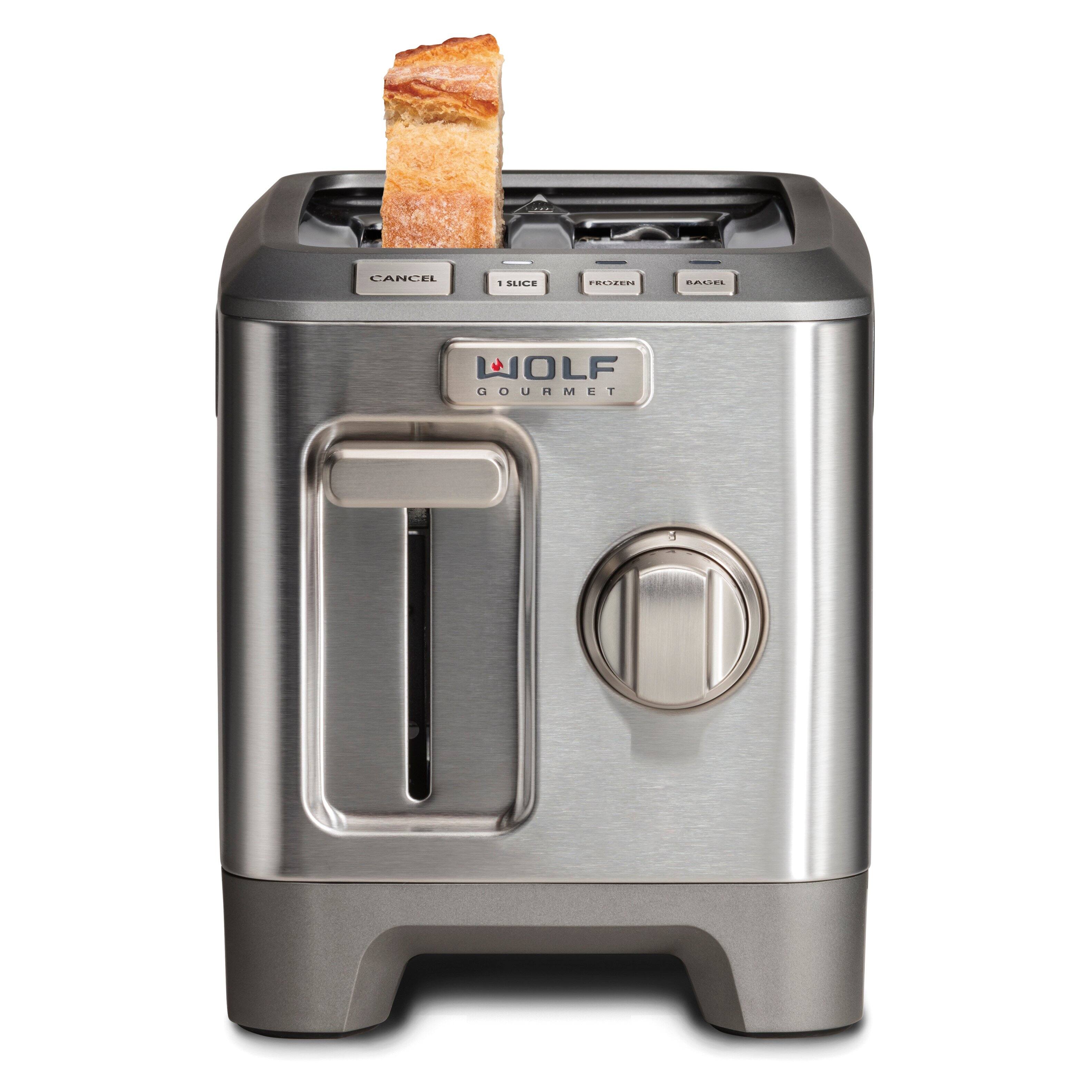 Customer Reviews: Wolf Gourmet Two-Slice Toaster STAINLESS STEEL ...
