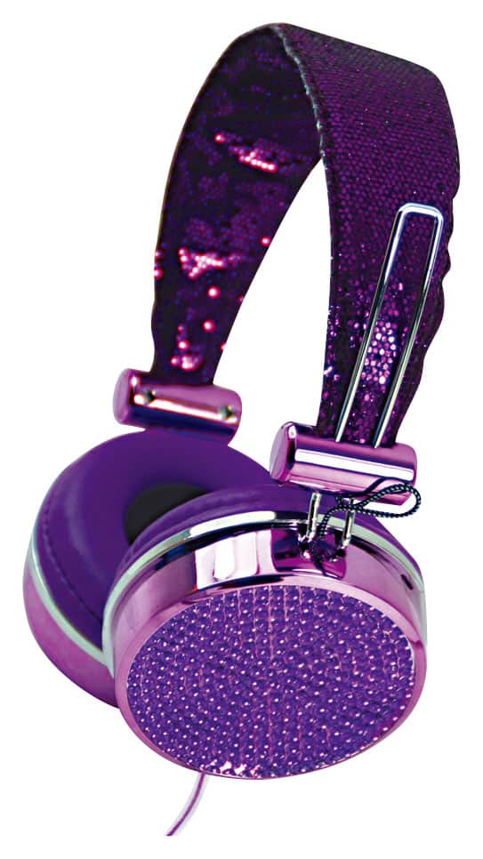 HYPE Gems Over the Ear Stereo Headphones Purple HY-955-PRP - Best Buy