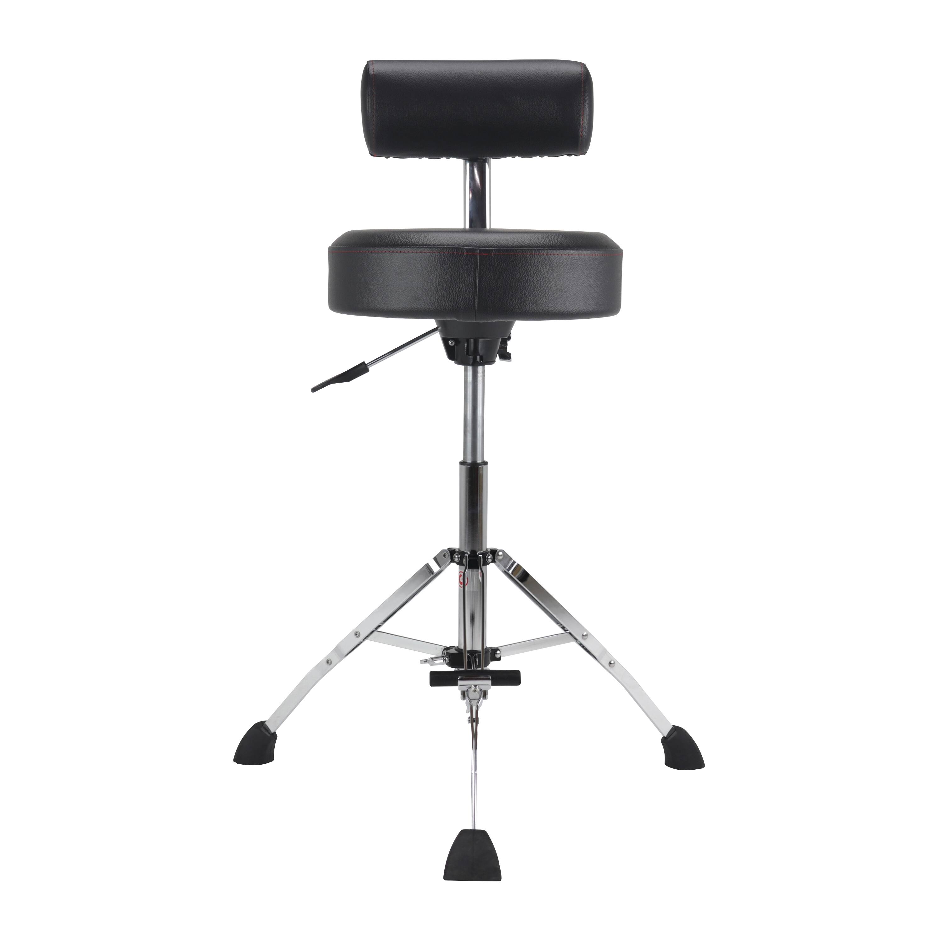 Gibraltar Hardware Tall Hydraulic Round Drum Throne Performance Stool ...