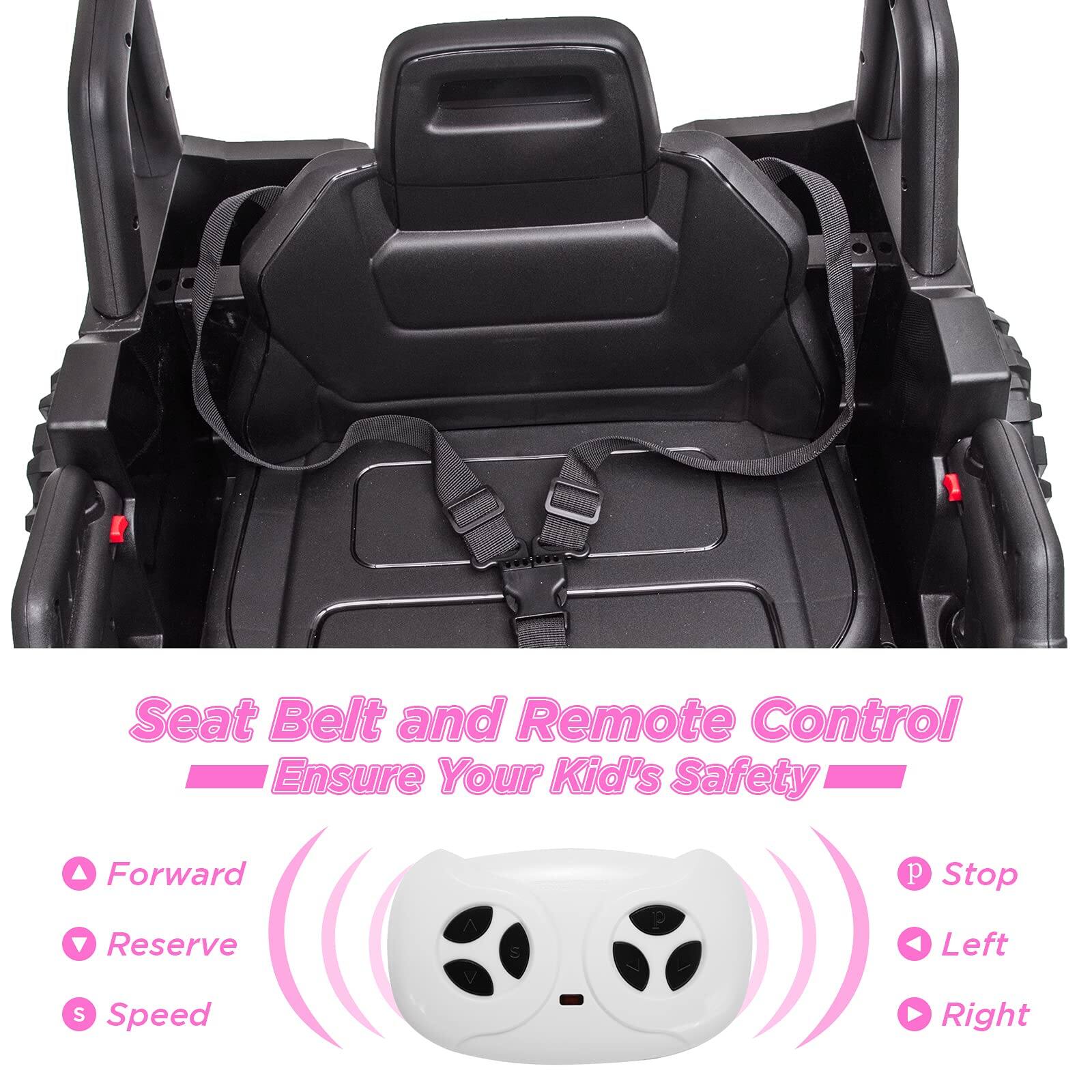 Acekool 12V Kids' Electric Vehicles, Dump Truck w/Sun Shade, Ride On ...