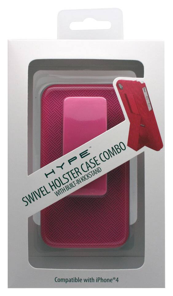 Customer Reviews: Hype Case with Holster for Apple® iPhone® 4 Pink HY ...