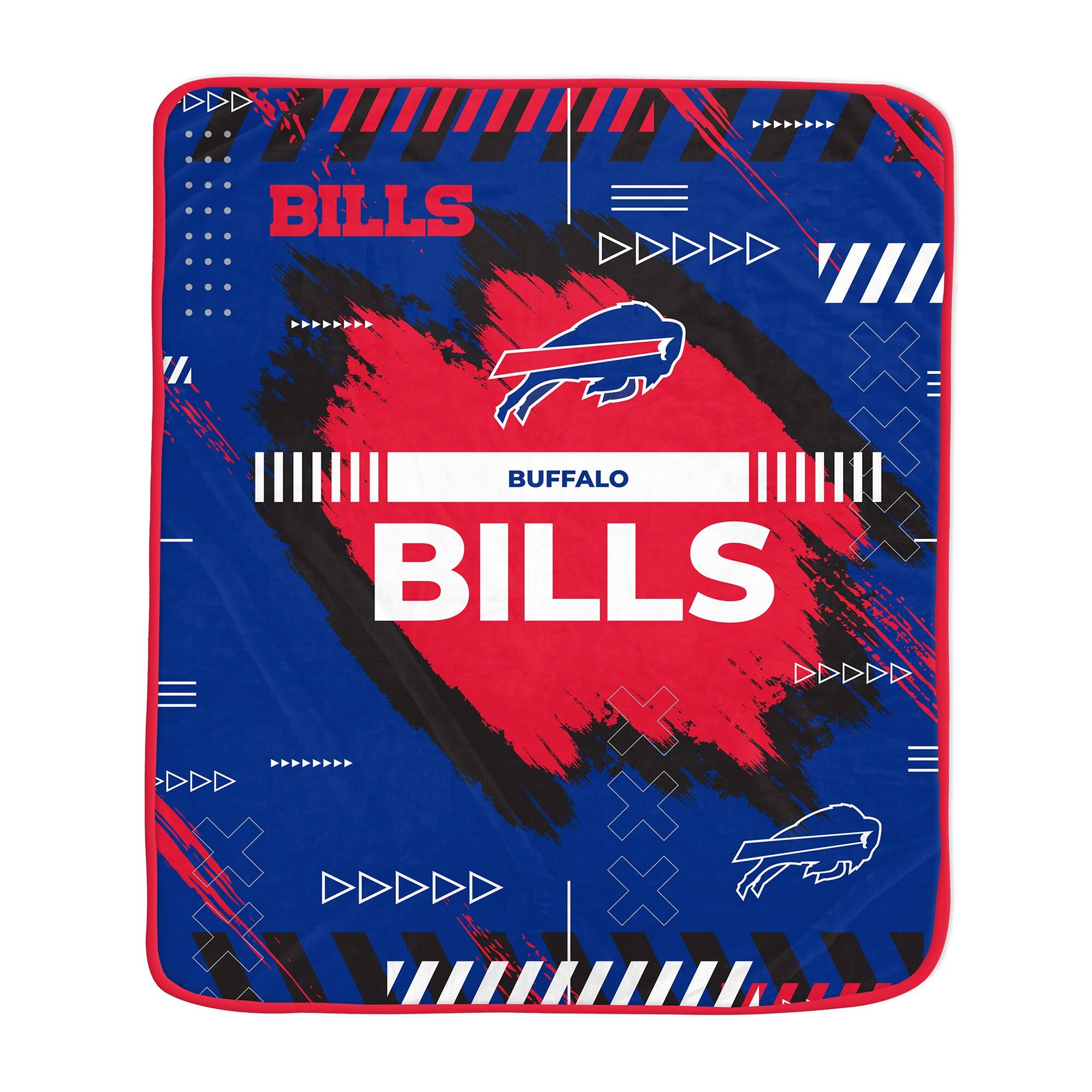 Pegasus Buffalo Bills 60" x 72" Game Tech Ultra Cozy Blanket Multicolor ...