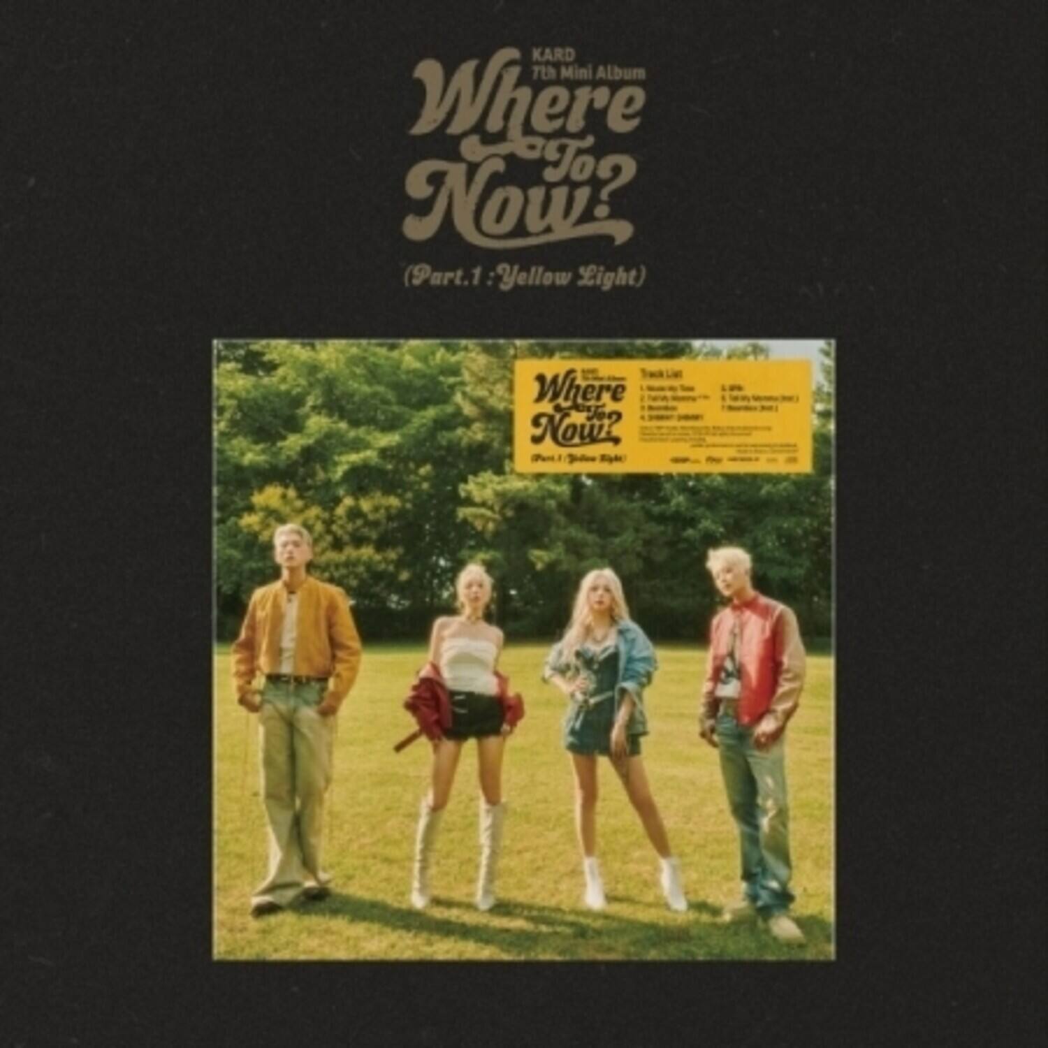 Kard Where To Now? Part.1 : Yellow Light incl. Postcard, Mini Photo ...