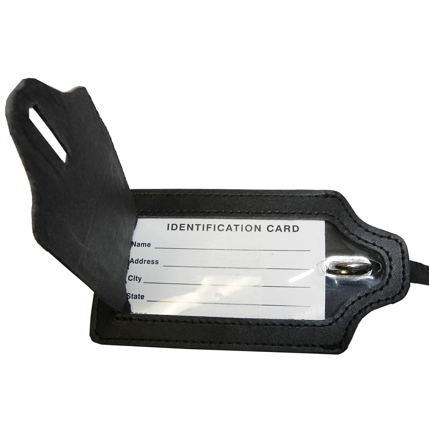 MOJO Leather Luggage Tag & Passport Holder Set Black 3507871 - Best Buy