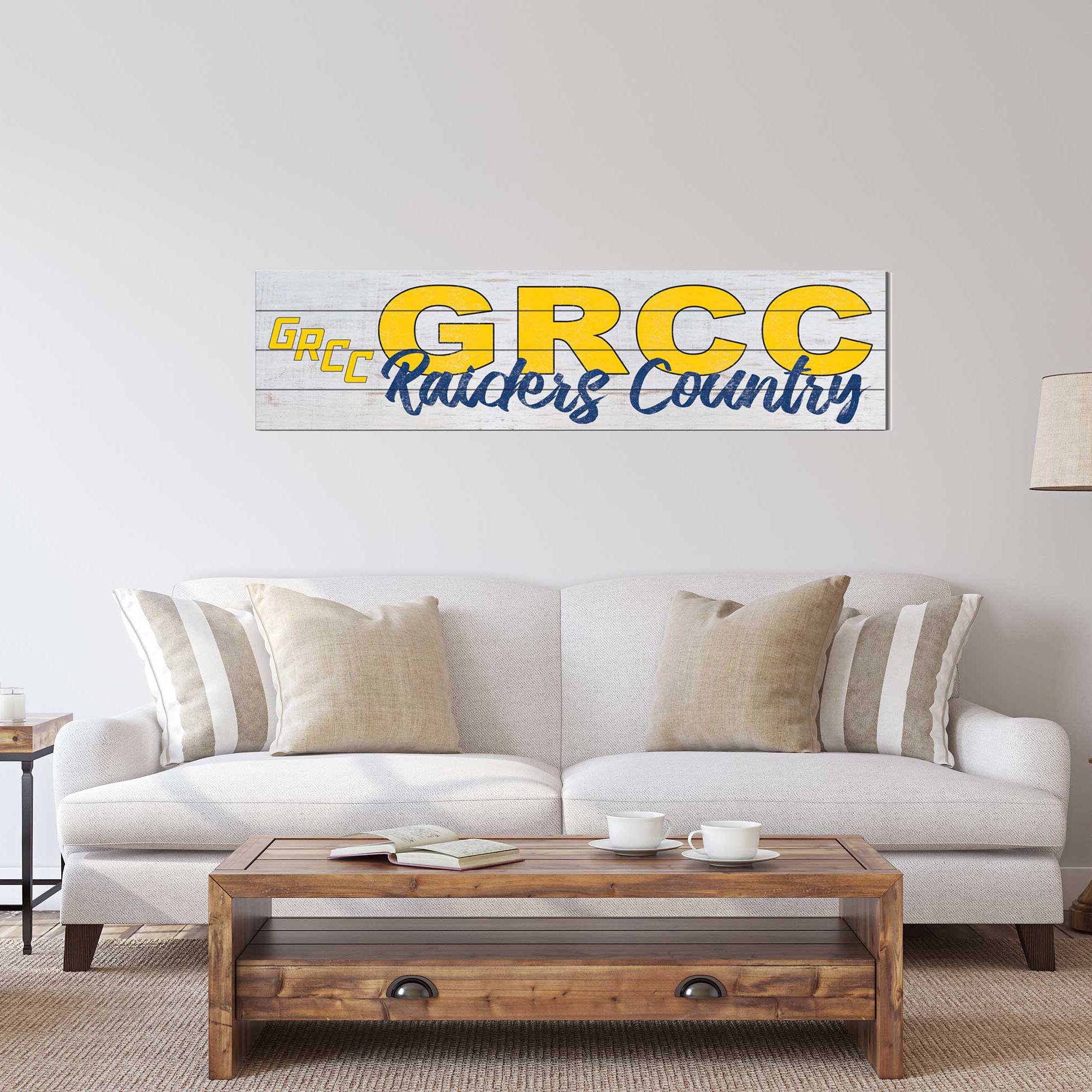 Jardine Grand Rapids Raiders 10" x 40" Logo Sign White 5112415 - Best Buy