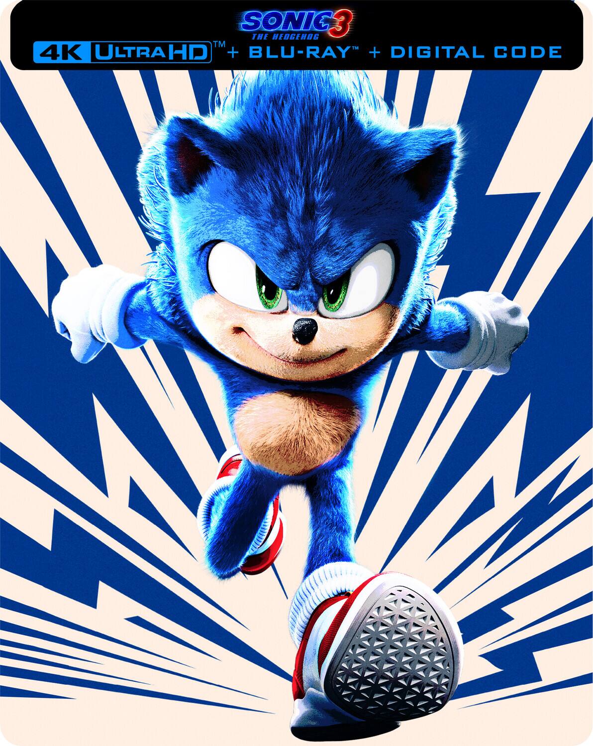 Sonic the Hedgehog 3 (Steelbook) 4K Blu Ray [4K Ultra HD Blu ray ...