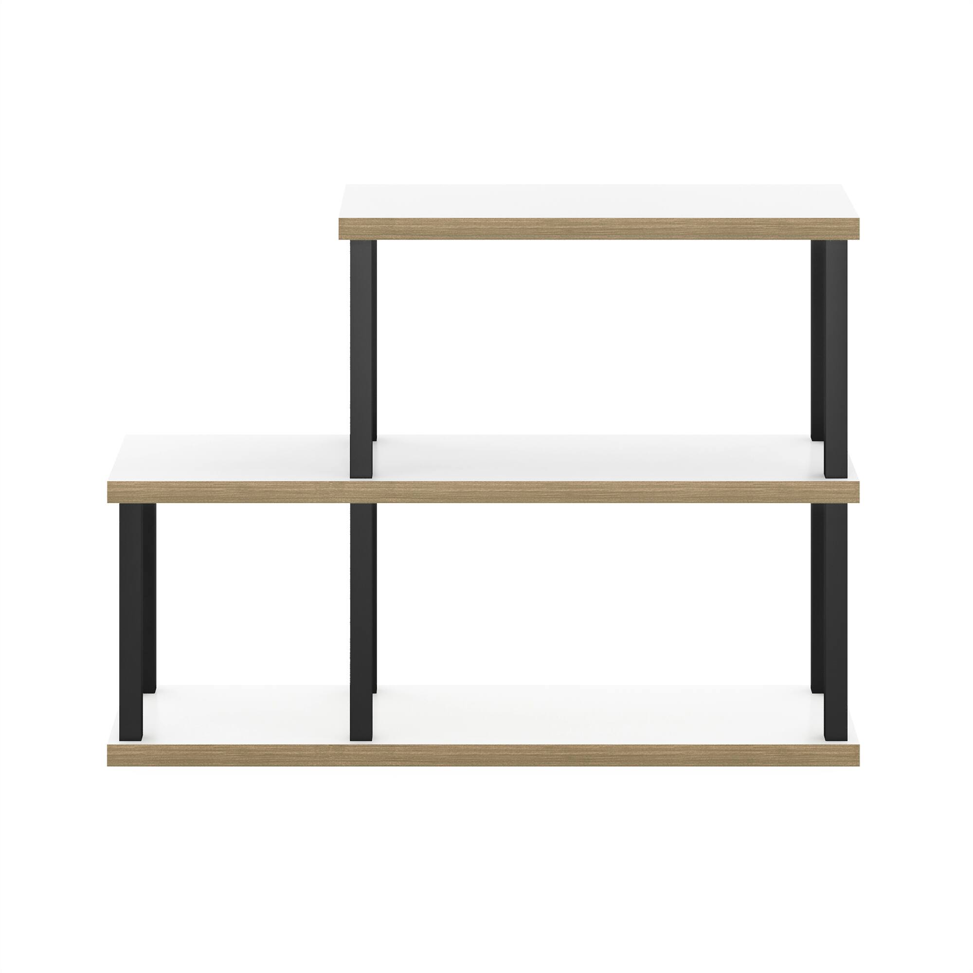 Furinno Turn N Tube No Tools 3 Tier Ladder Decorative Display Shelf ...