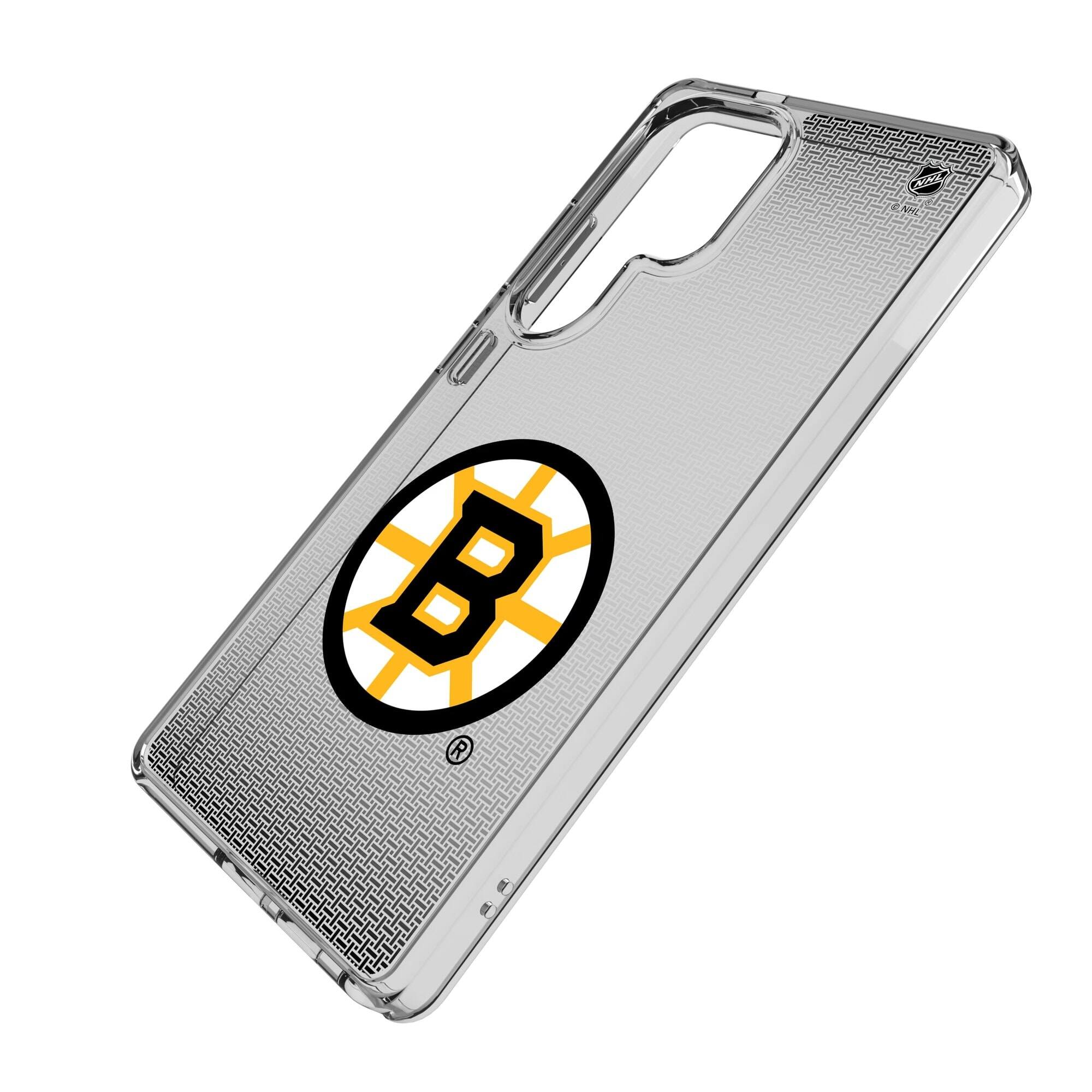 Keyscaper NHL Boston Bruins Linen Logo Galaxy Clear Case S25 Ultra ...