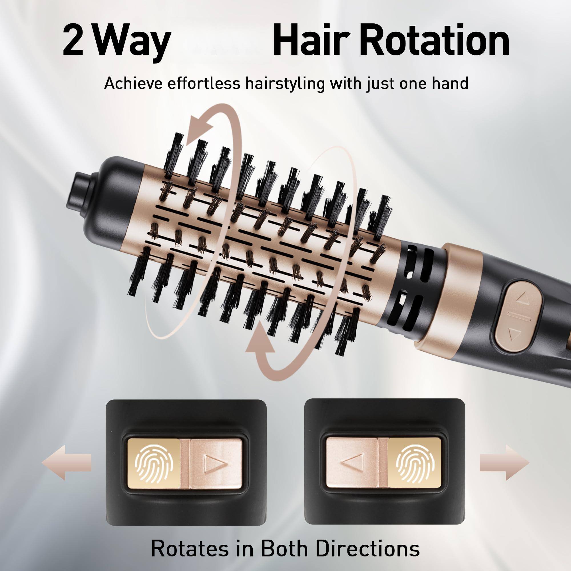 Reds Spade Hair Dryer Brush in Styler Rotating Blow With And Brushes ...