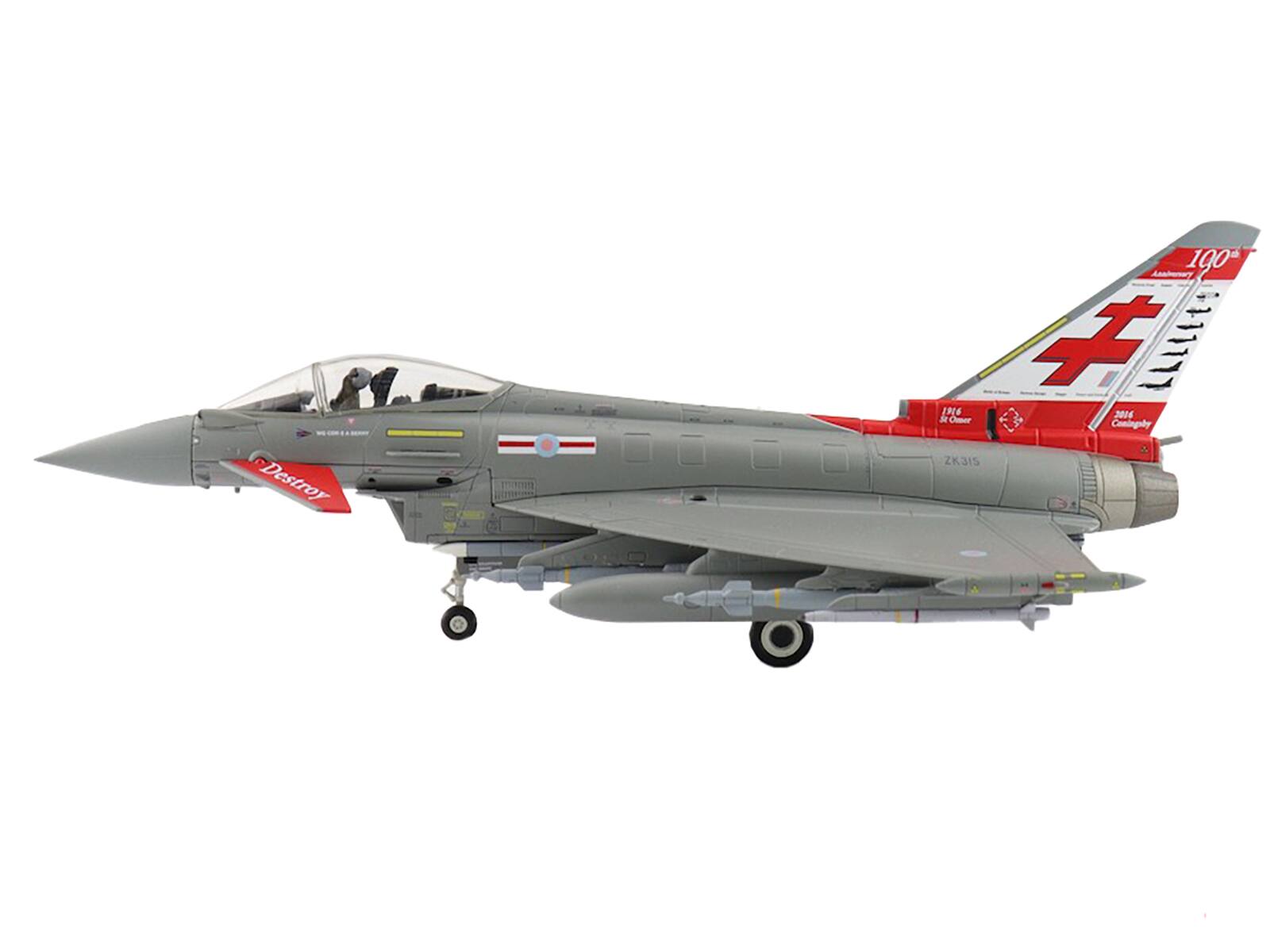 Hobby Master Eurofighter Typhoon Fighter Aircraft "ZK315 41 Squadron ...