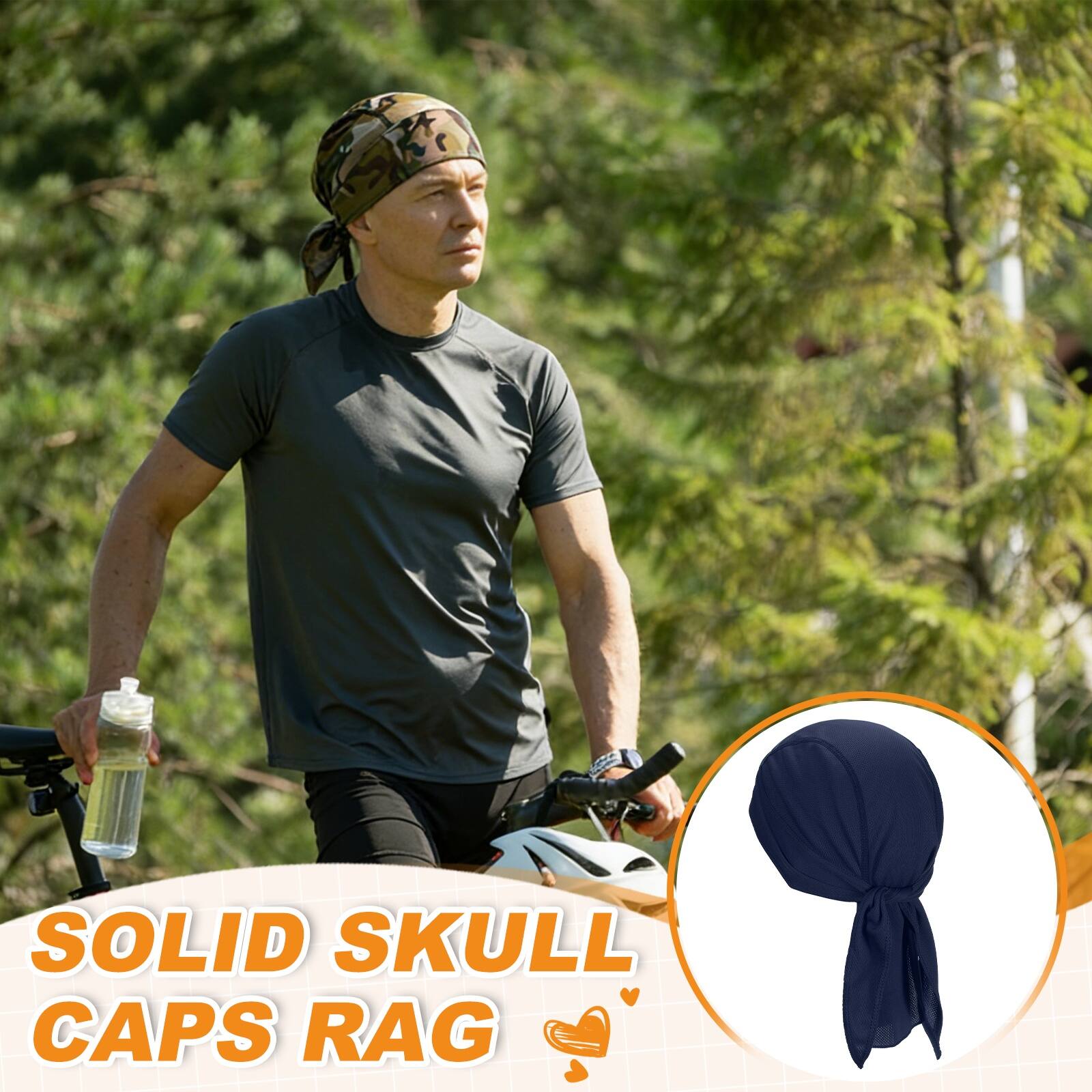 Unique Bargains Cooling Do Rags, Sweat Wicking Skull Caps, Breathable ...