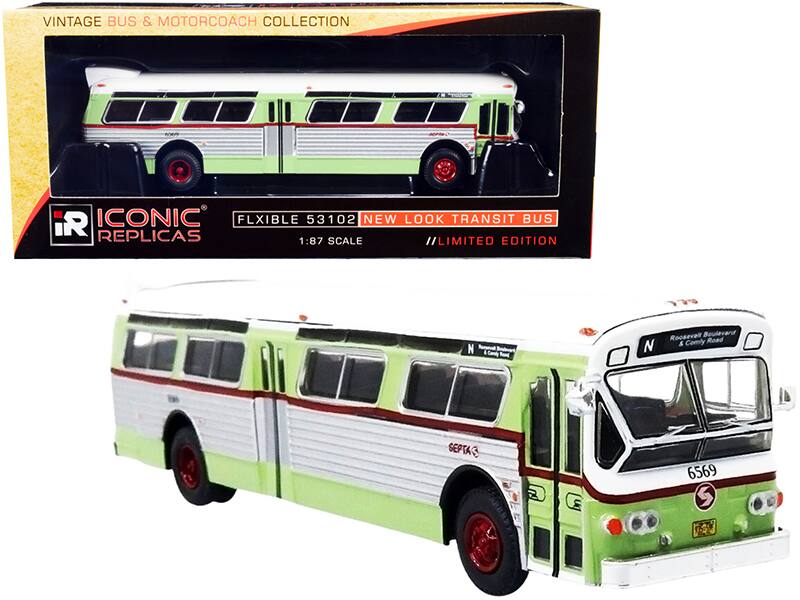 Iconic Replicas Flxible 53102 Transit Bus #N Roosevelt Blvd Comly Road ...