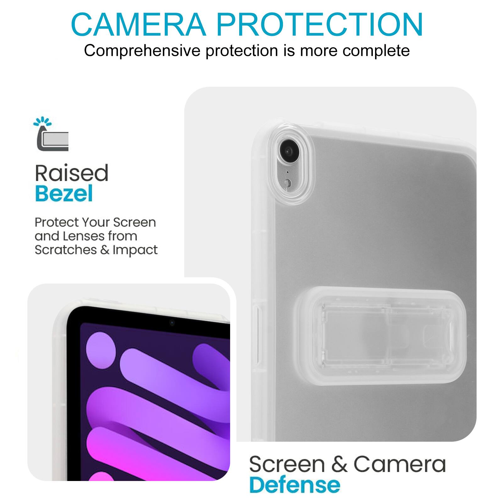 Dteck Rugged Case for Apple iPad mini (A17 Pro) 2024 & mini 6th Gen 8.3 ...