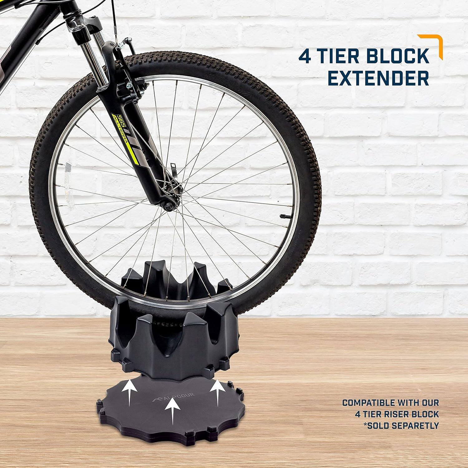Alpcour Bike Trainer 4 Tier Riser Block Extender Black APC-BTRBEBK - Best Buy