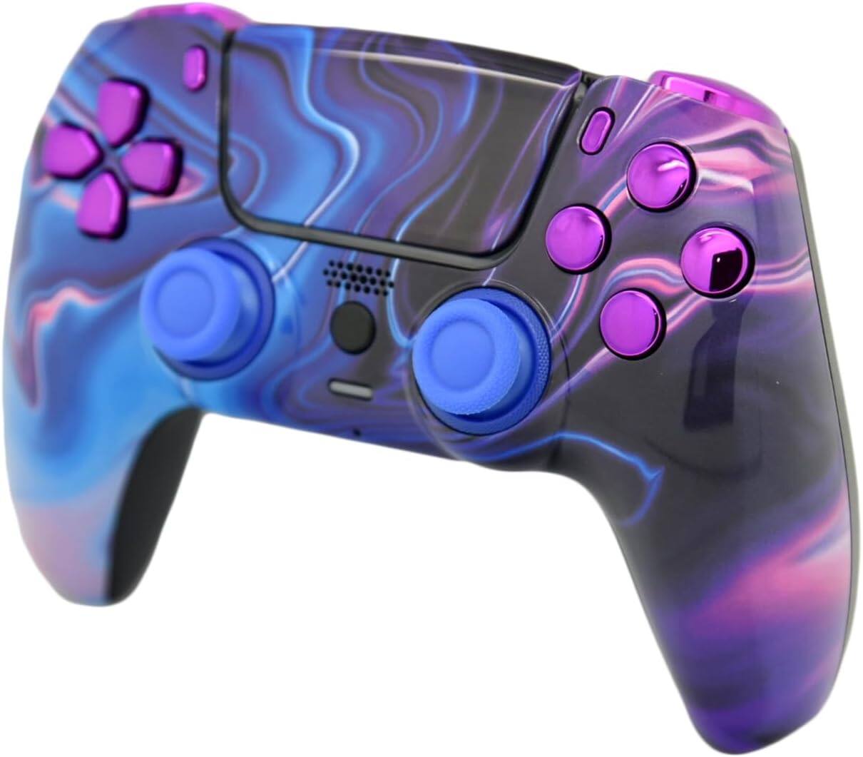 Custom Controllerzz Custom Wireless Controller for PS5 Blue & Purple ...