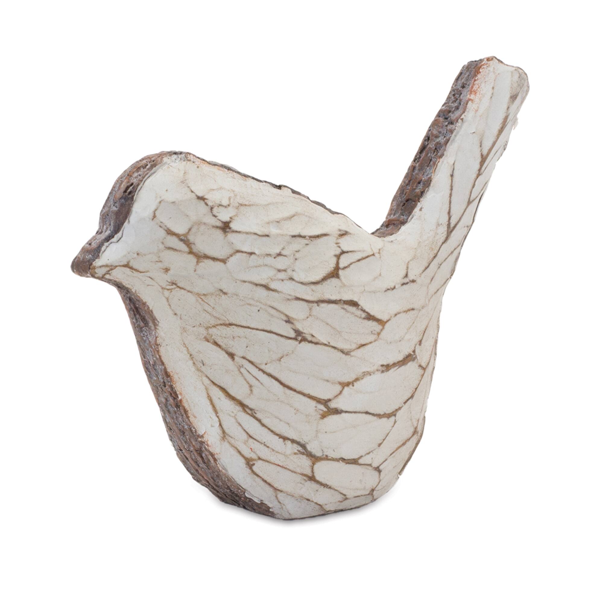BreeBe Carved Bird Figurine (Set of 4) Cream, Brown 86581DS - Best Buy