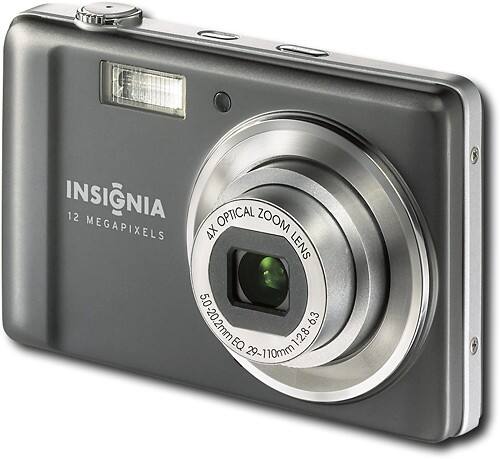 Best Buy: Insignia™ Refurbished 12.0-Megapixel Digital Camera Dark Gray ...