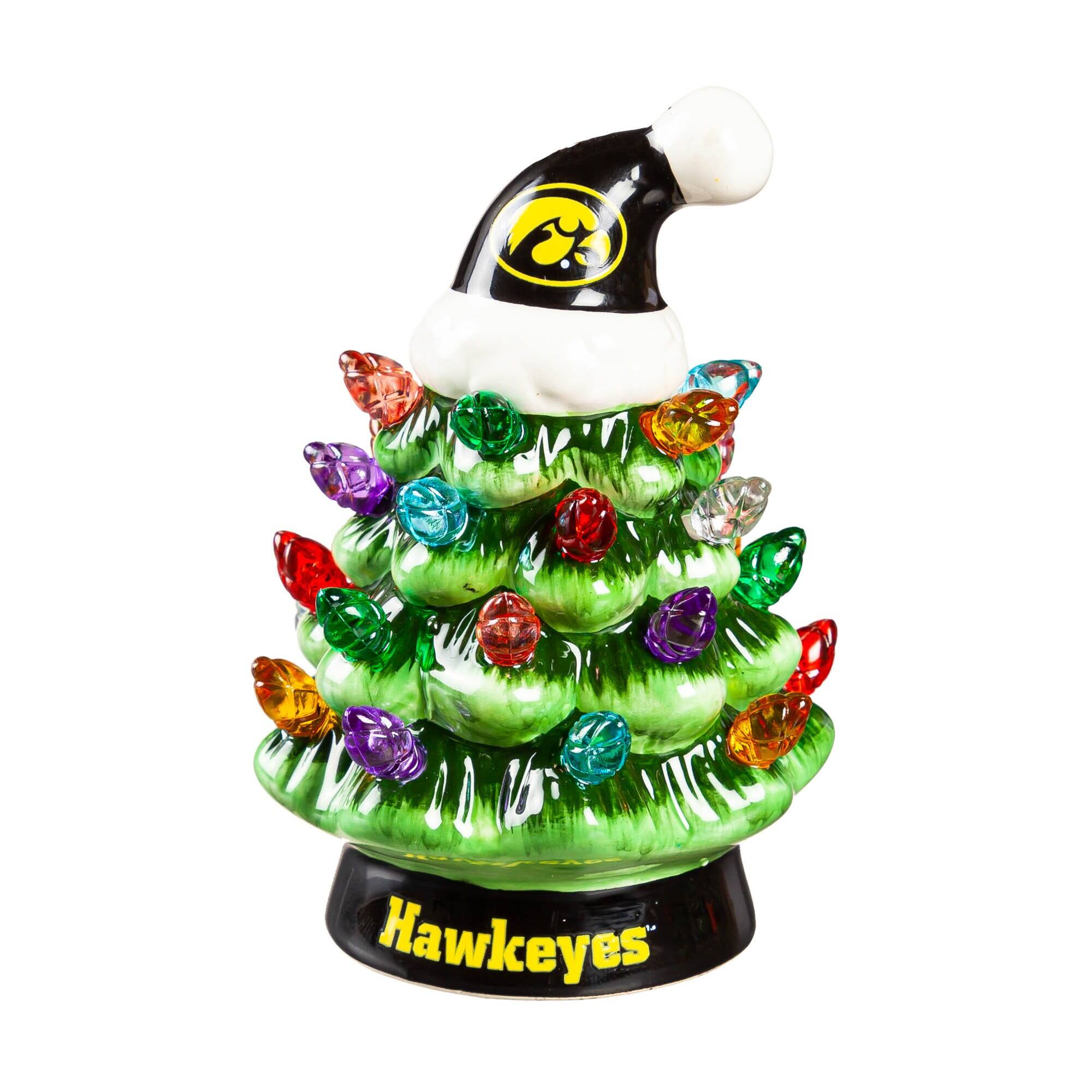 Evergreen Enterprises Iowa Hawkeyes 2 Pack 4" Ceramic LED Christmas ...