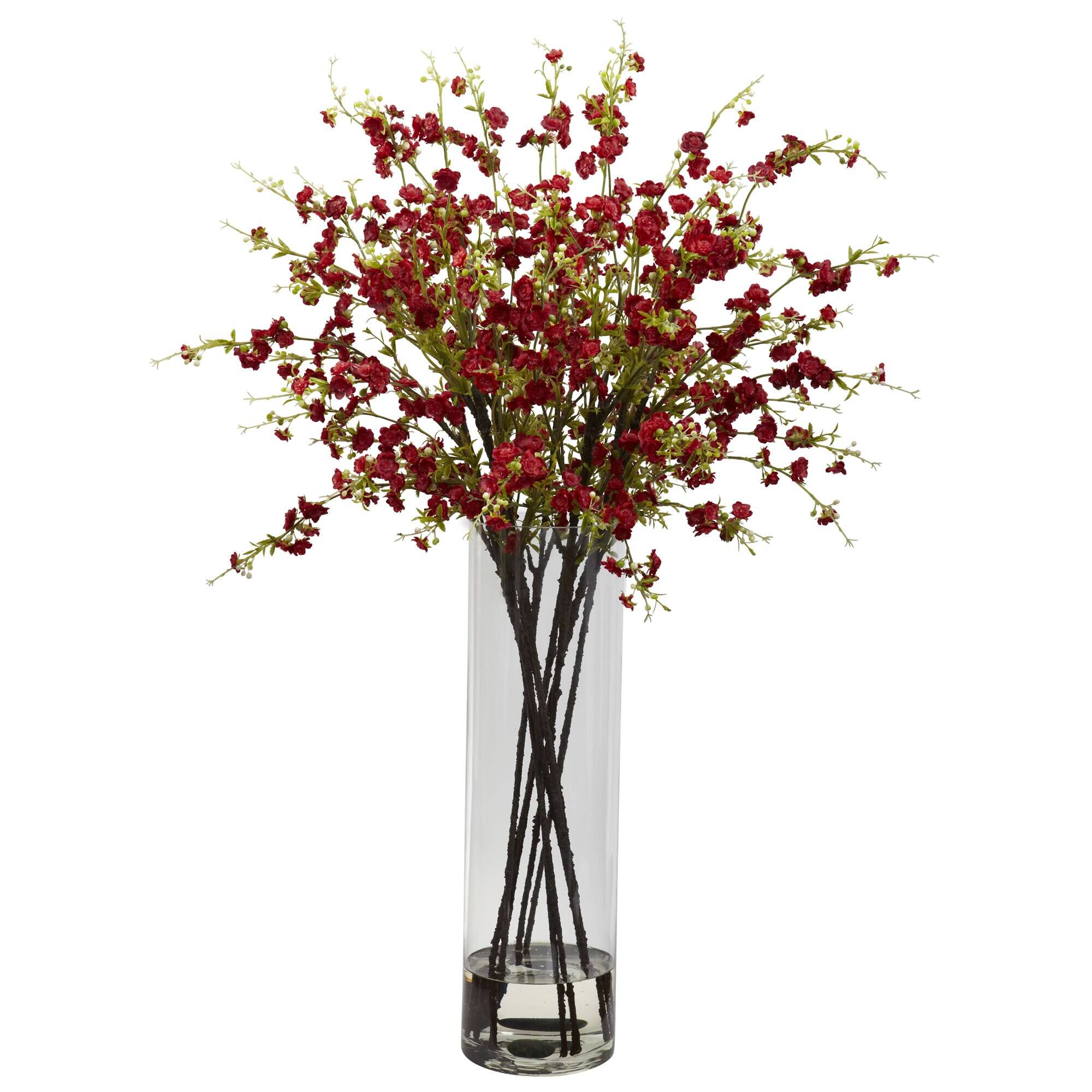 BreeBe Giant Cherry Blossom Arrangement Red 1316-RD - Best Buy