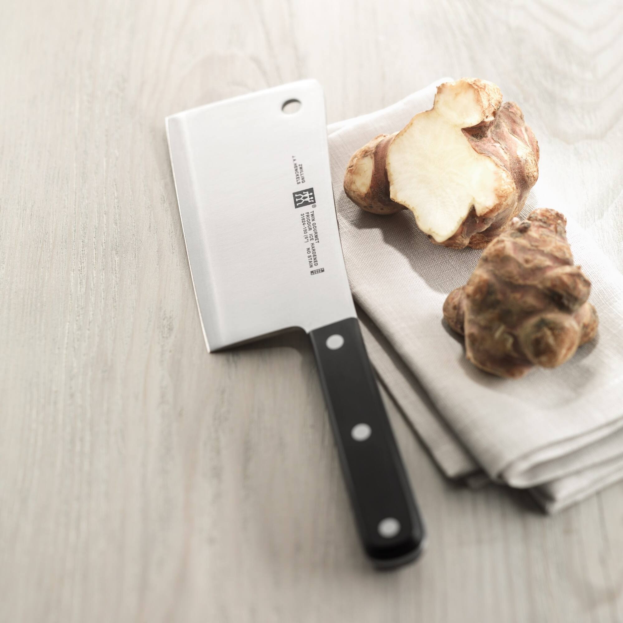 ZWILLING TWIN Gourmet Classic 5 1/2 inch Meat Cleaver Stainless Steel ...