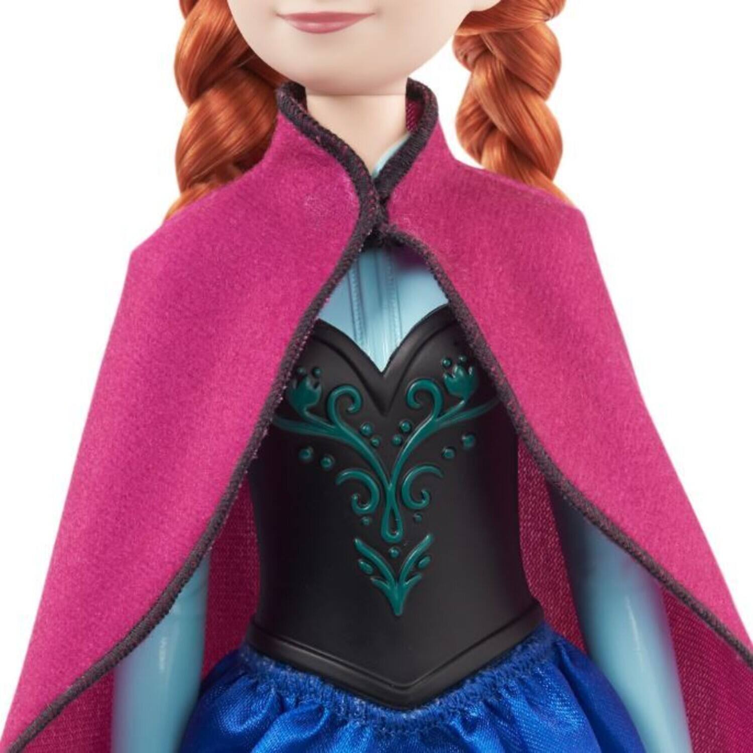 Mattel Disney Frozen Doll Anna with Braids Collectibles Multicolor ...