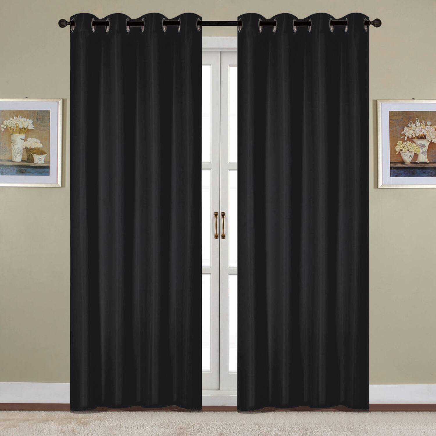 RT Designers Collection Kennedy Elegant Design Grommet Curtain Panel 54 ...