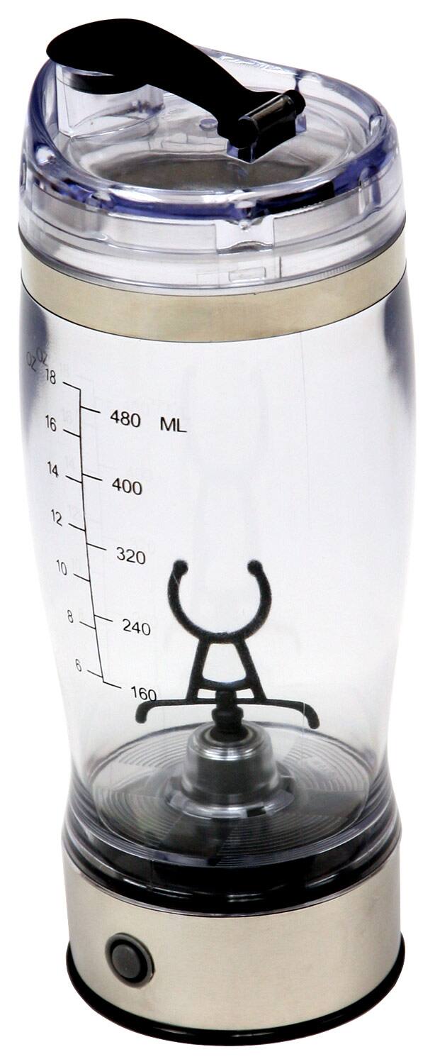 iTouchless Power Cyclone Mixer Bottle Clear bottle, Stainless Steel ...